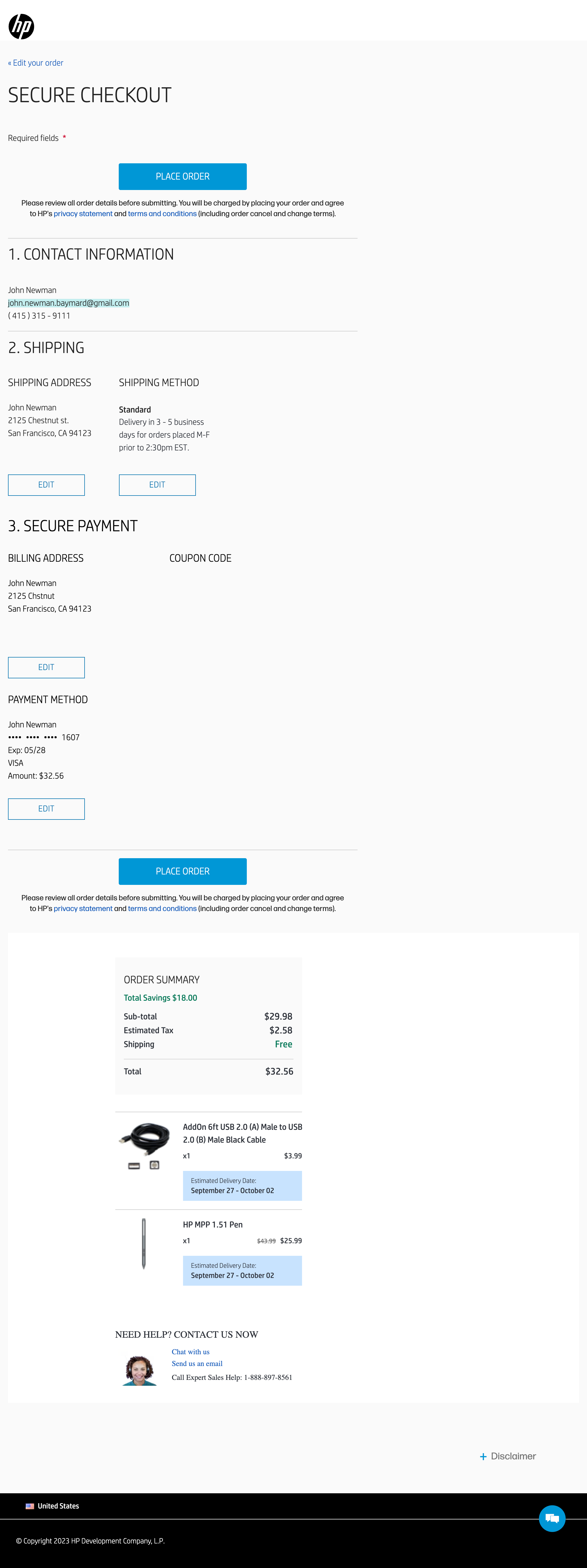 536 ‘Review Order’ Design Examples – Baymard Institute