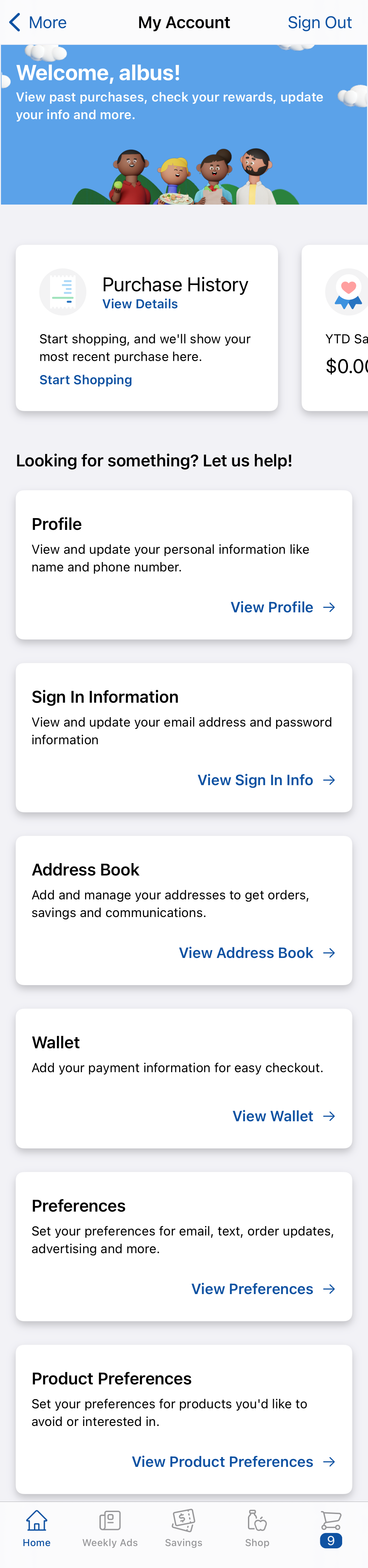 Kroger’s App Account Dashboard – 148 of 517 Account Dashboard Examples ...