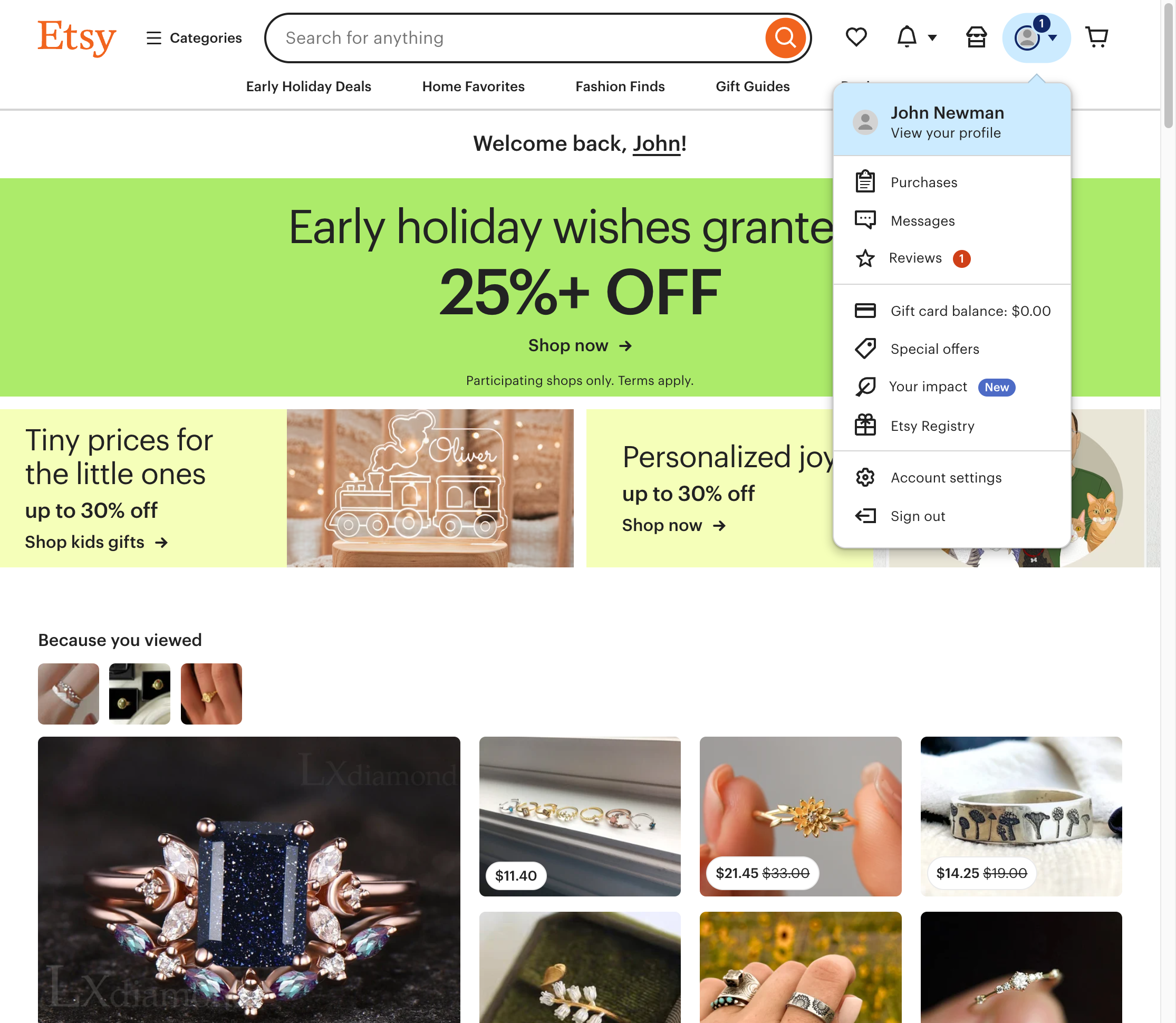 262 ‘‘My Account’ Drop-Down’ Design Examples – Baymard Institute