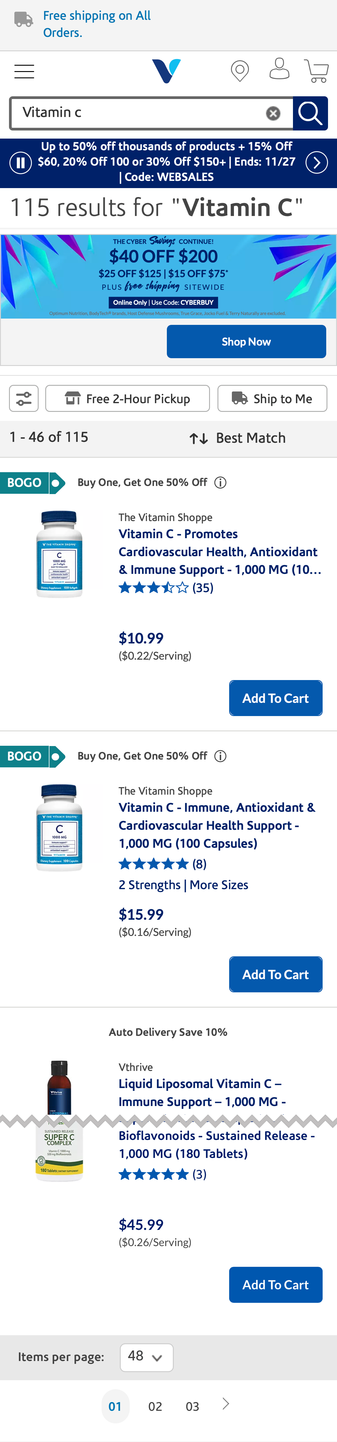 309 Mobile ‘Search Results’ Examples – Baymard Institute