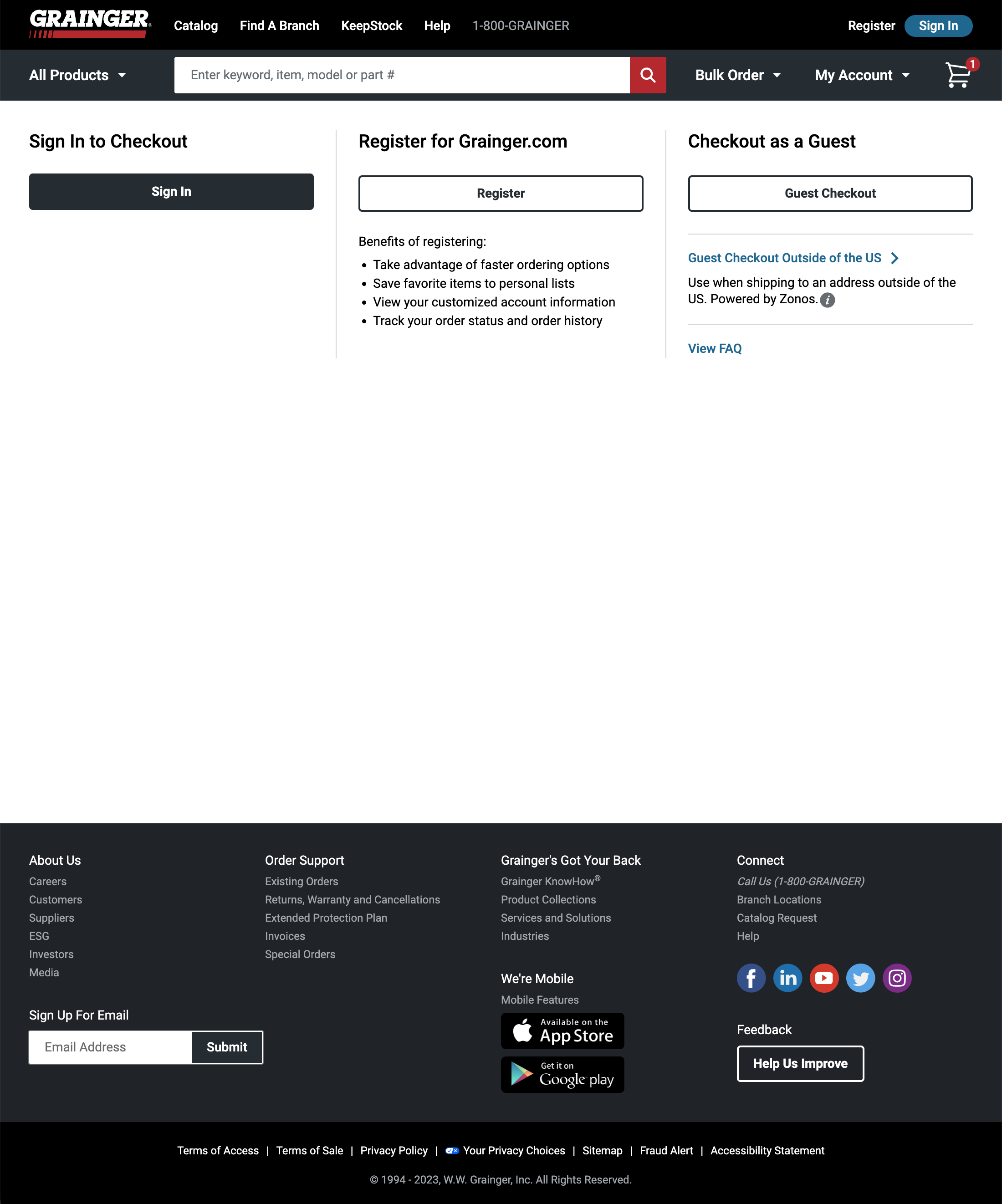 Grainger’s Account Selection – 52 of 777 Account Selection Examples ...