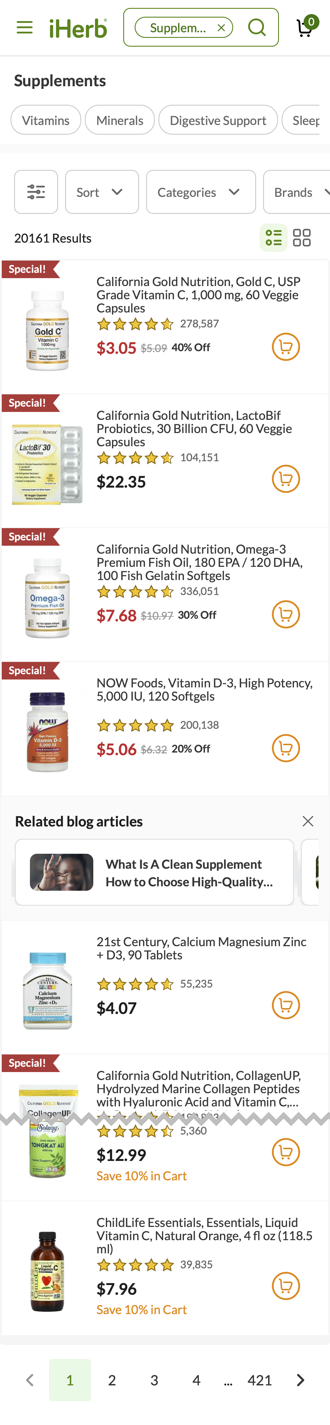 iHerb’s Mobile Product List – 117 of 943 Product List Examples ...