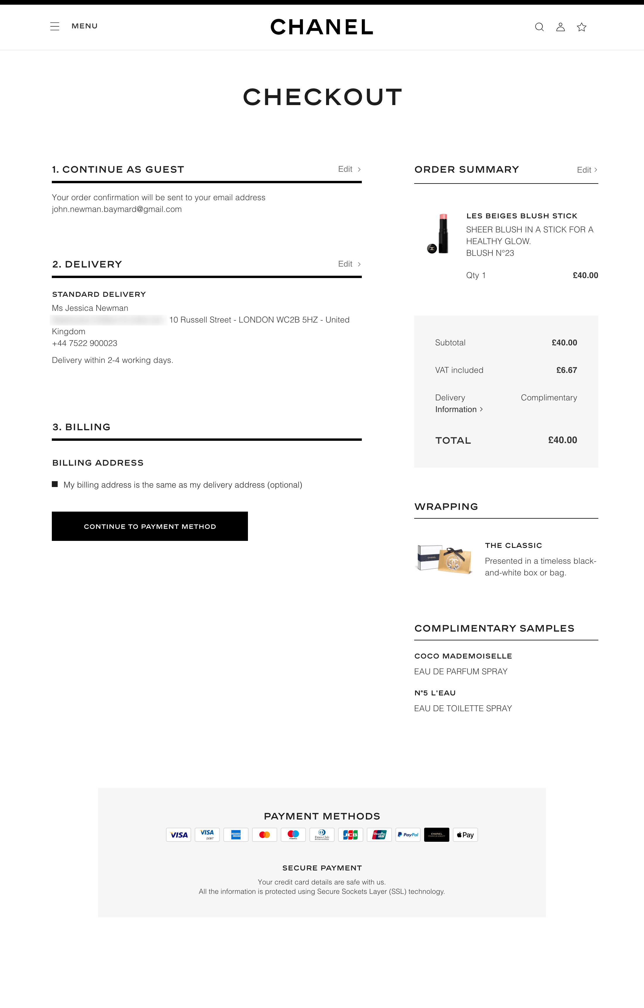 599 ‘Billing Address’ Design Examples – Baymard Institute