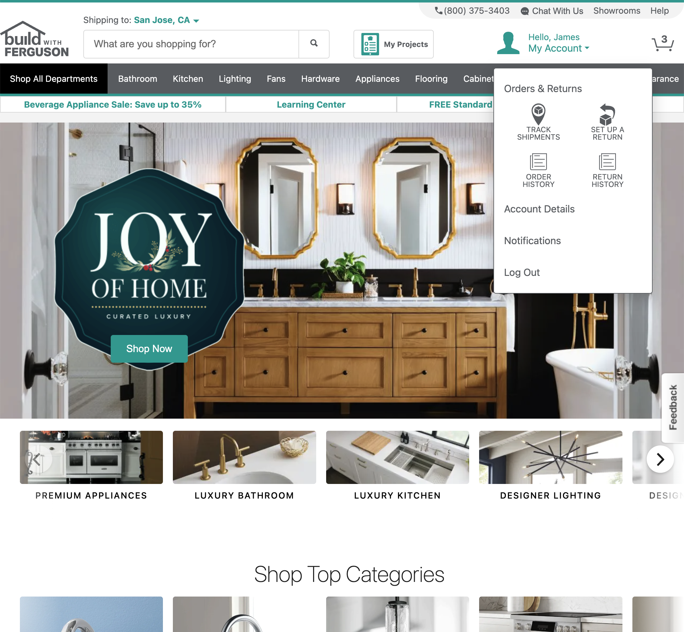 257 ‘‘My Account’ Drop-Down’ Design Examples – Baymard Institute