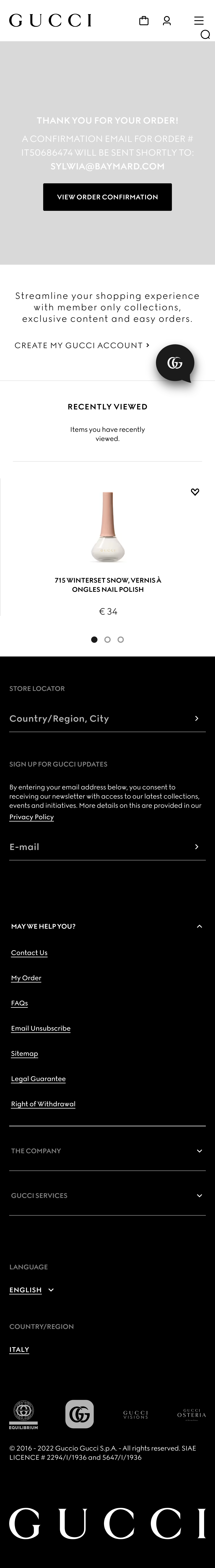 577 ‘Receipt / Order Confirmation’ Design Examples – Baymard Institute