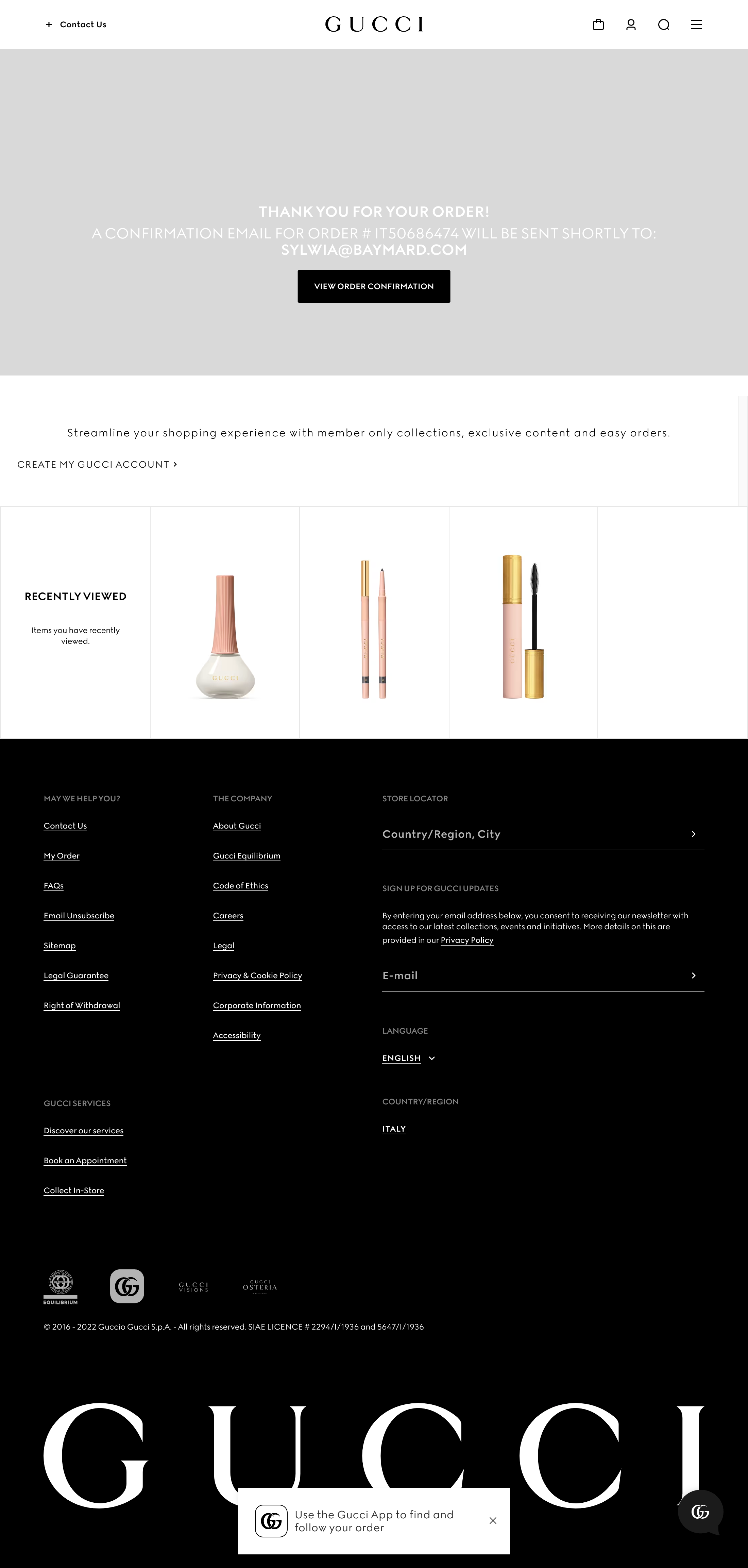 577 ‘Receipt / Order Confirmation’ Design Examples – Baymard Institute