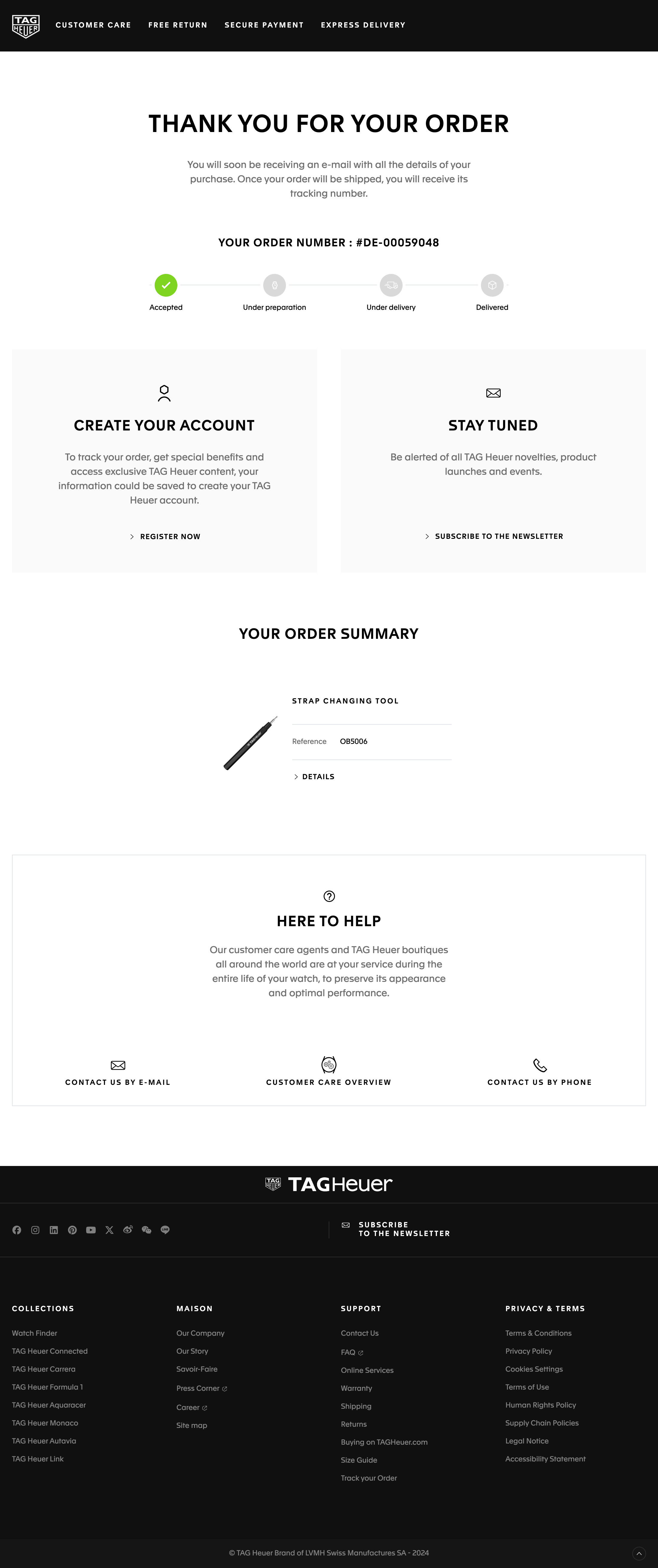 577 ‘Receipt / Order Confirmation’ Design Examples – Baymard Institute