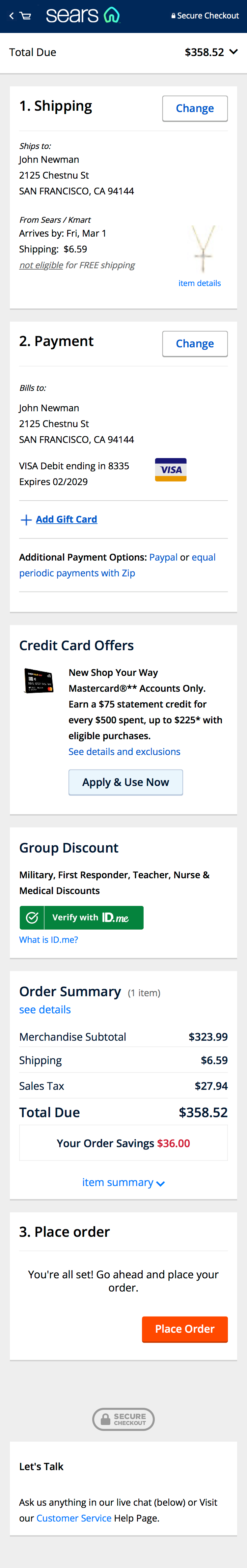 563 ‘Review Order’ Design Examples – Baymard Institute
