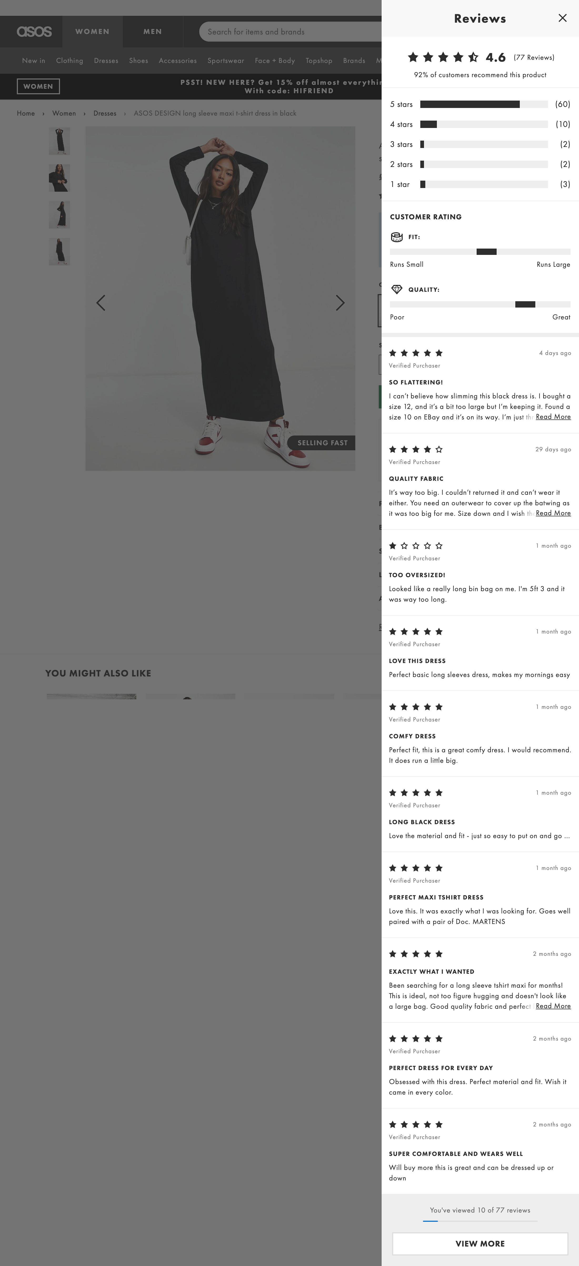 482 ‘User Reviews Section’ Design Examples – Baymard Institute