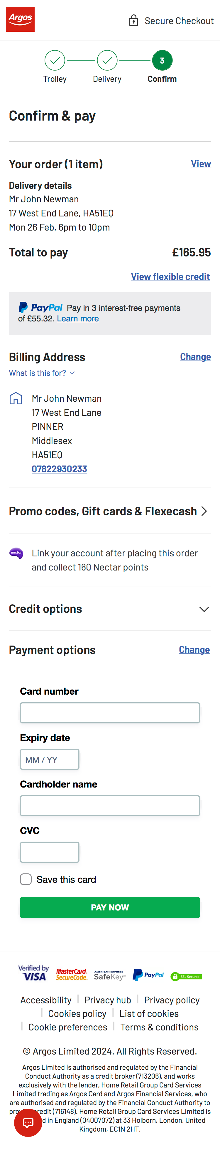 1013 ‘Payment’ Design Examples – Baymard Institute