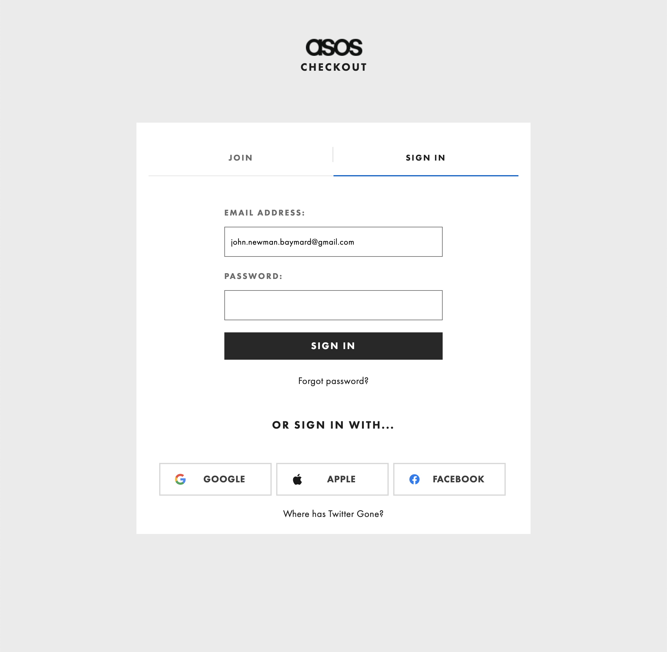 843 ‘Account Selection’ Design Examples – Baymard Institute
