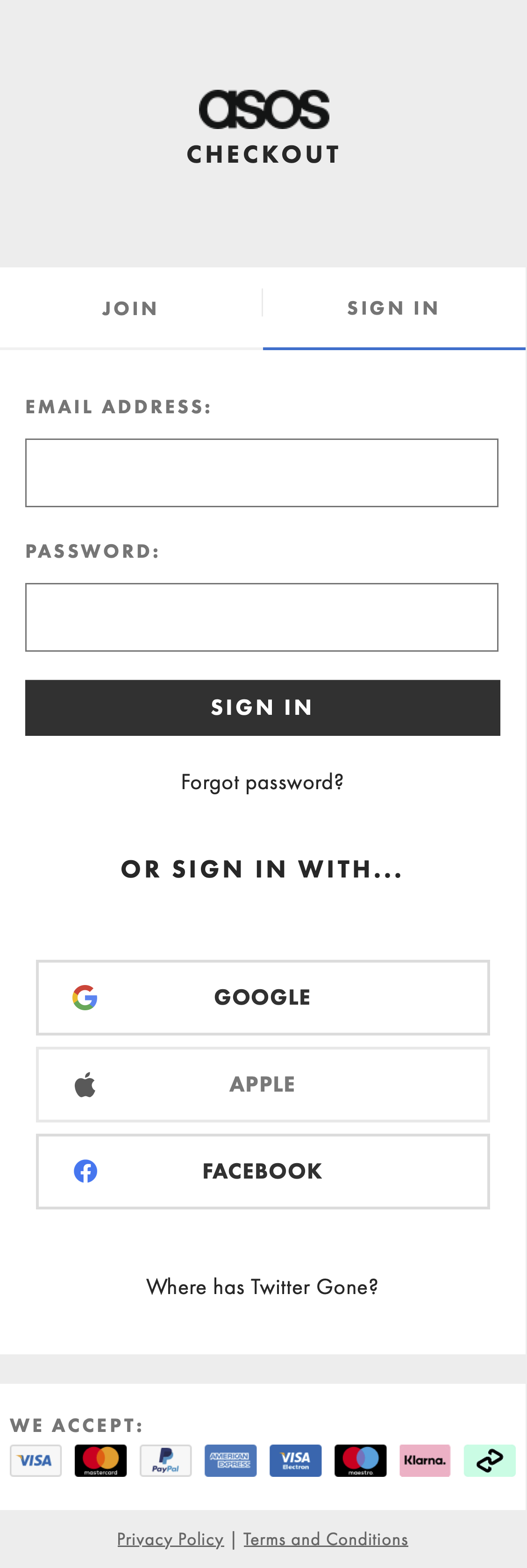 843 ‘Account Selection’ Design Examples – Baymard Institute