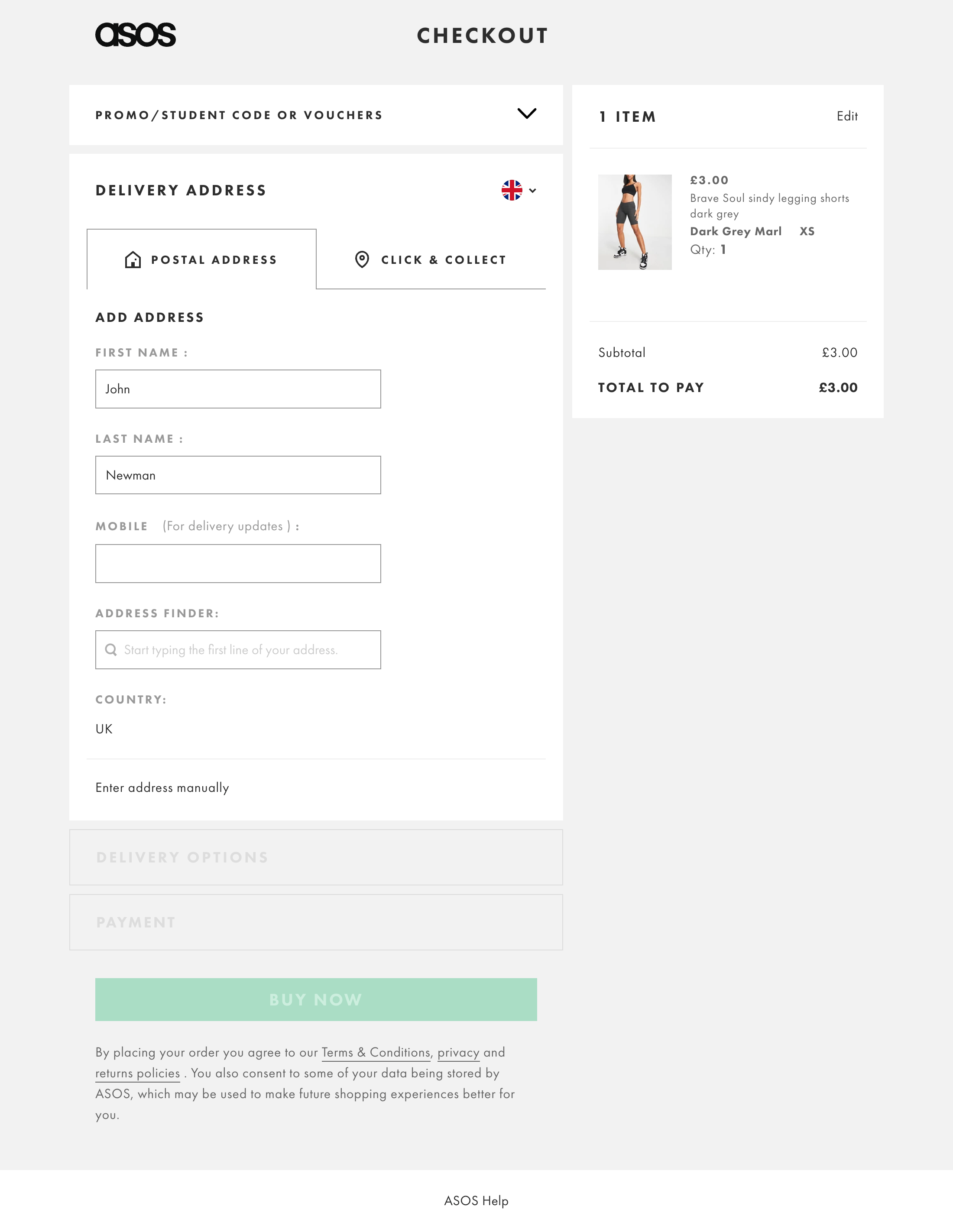 973 ‘Customer Info & Address’ Design Examples – Baymard Institute