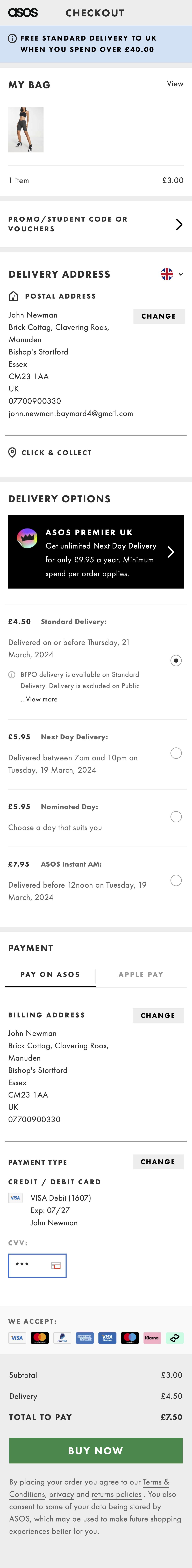 ASOS’ Mobile Review Order – 1 of 220 Review Order Examples – Baymard ...