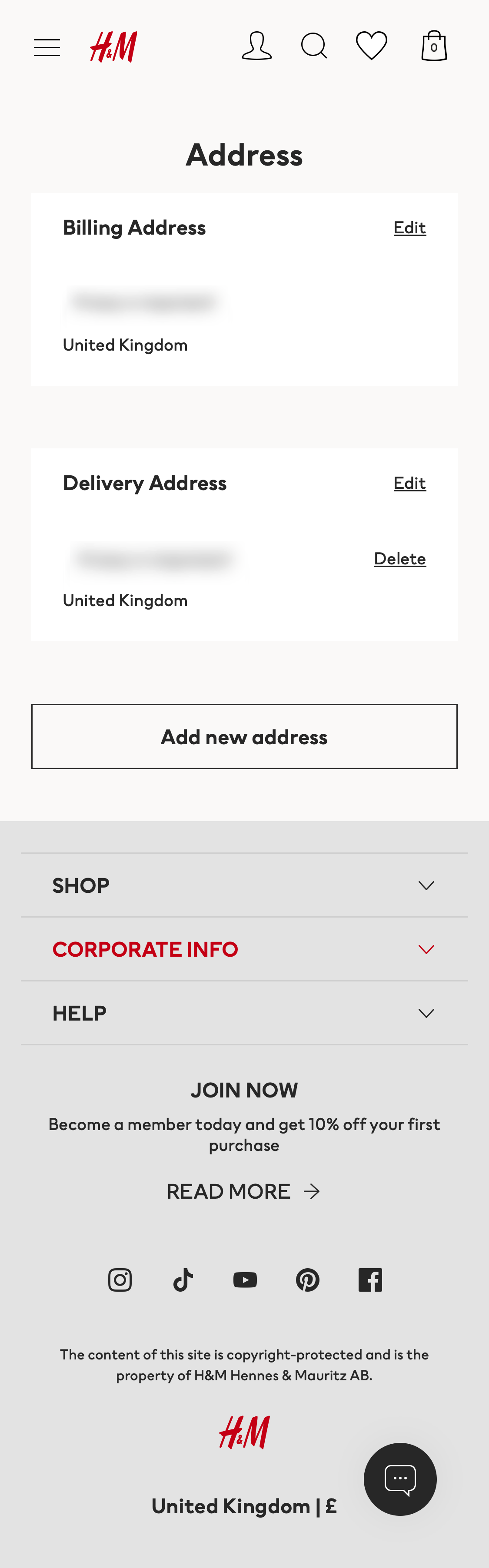 456 ‘Address Book’ Design Examples – Baymard Institute