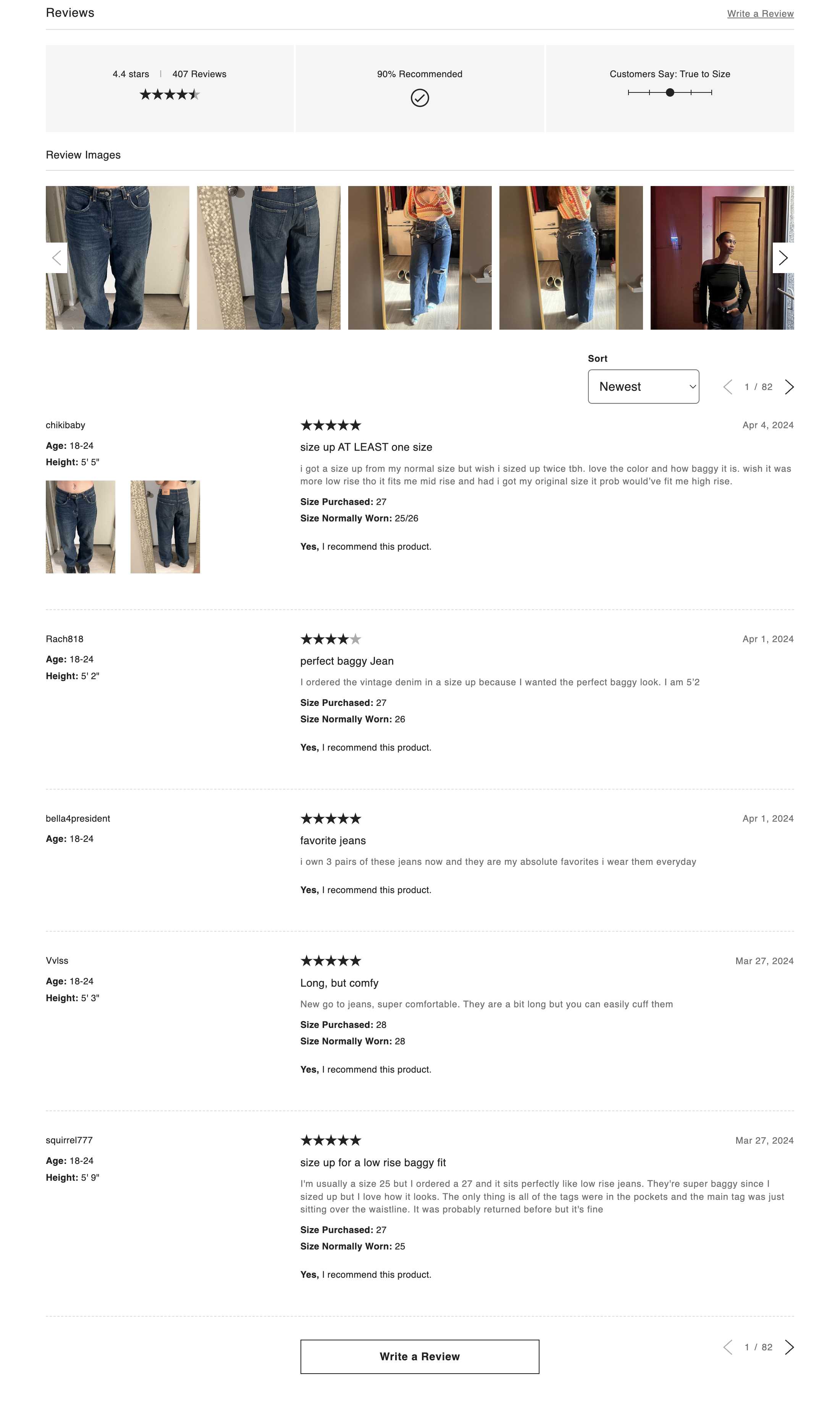 482 ‘User Reviews Section’ Design Examples – Baymard Institute