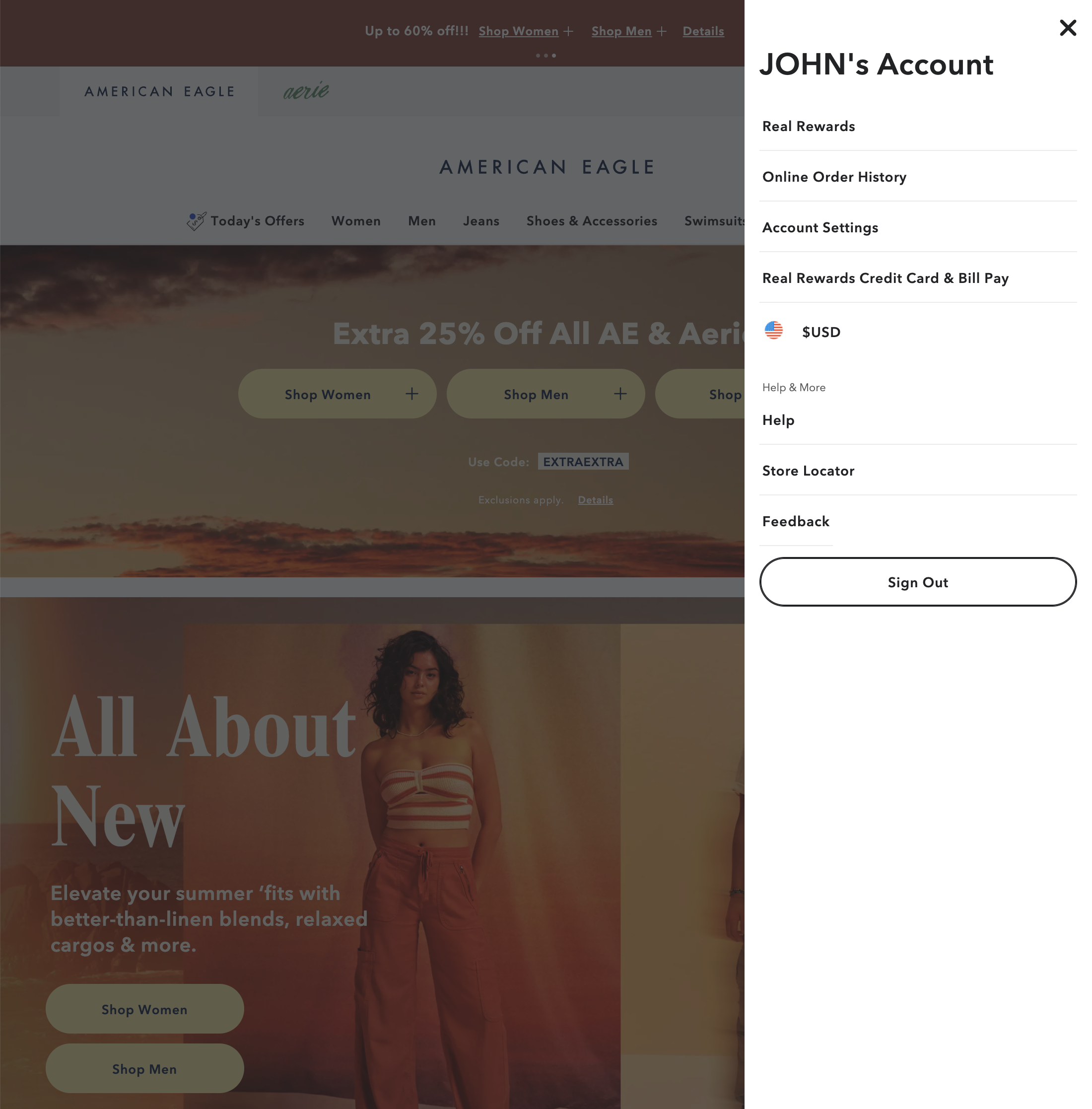 287 ‘‘My Account’ Drop-Down’ Design Examples – Baymard Institute