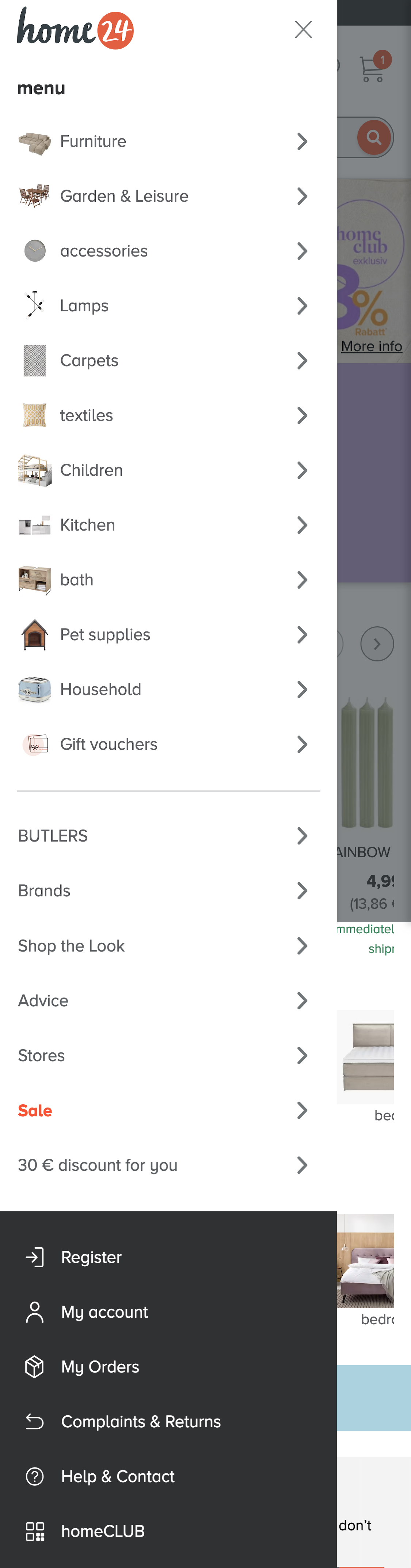 653 Mobile ‘Navigation Menu’ Examples – Baymard Institute