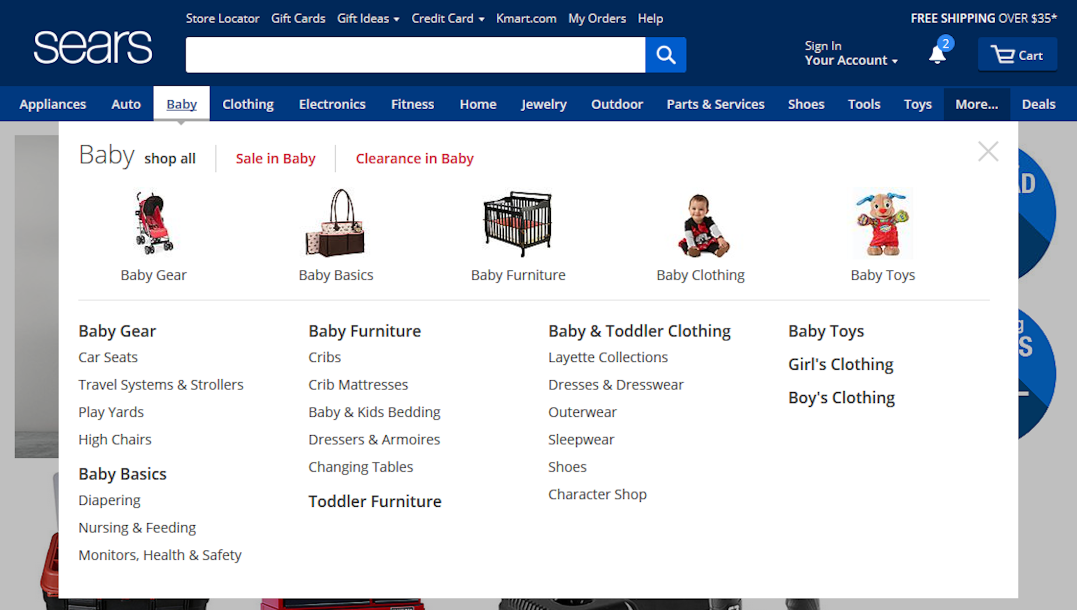 Sears Drop Down Menu 574 Of 698 Drop Down Menu Examples Baymard Institute Sears Drop Down Menu 574 Of 698 Drop Down Menu Examples Baymard Institute