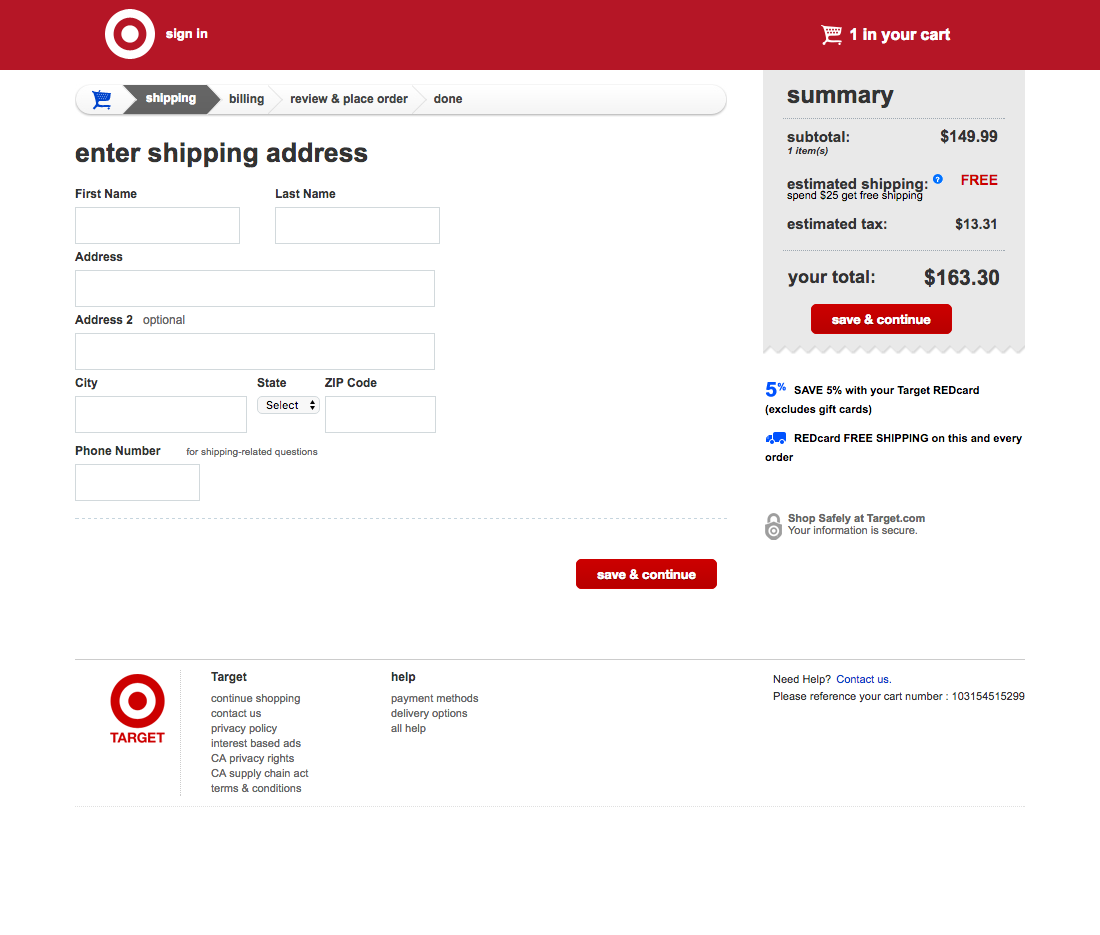 Target’s Customer Info & Address – 575 of 776 Customer Info & Address ...