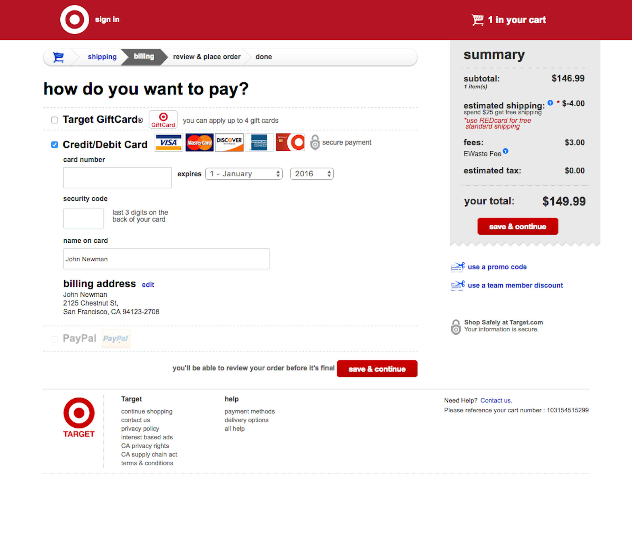 Target s Billing Address 395 Of 519 Billing Address Examples target-s-billing-address-395-of-519-billing-address-examples