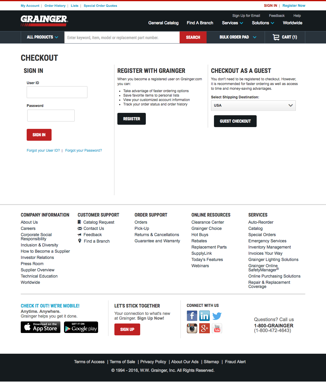 Grainger’s Account Selection – 450 of 682 Account Selection Examples ...