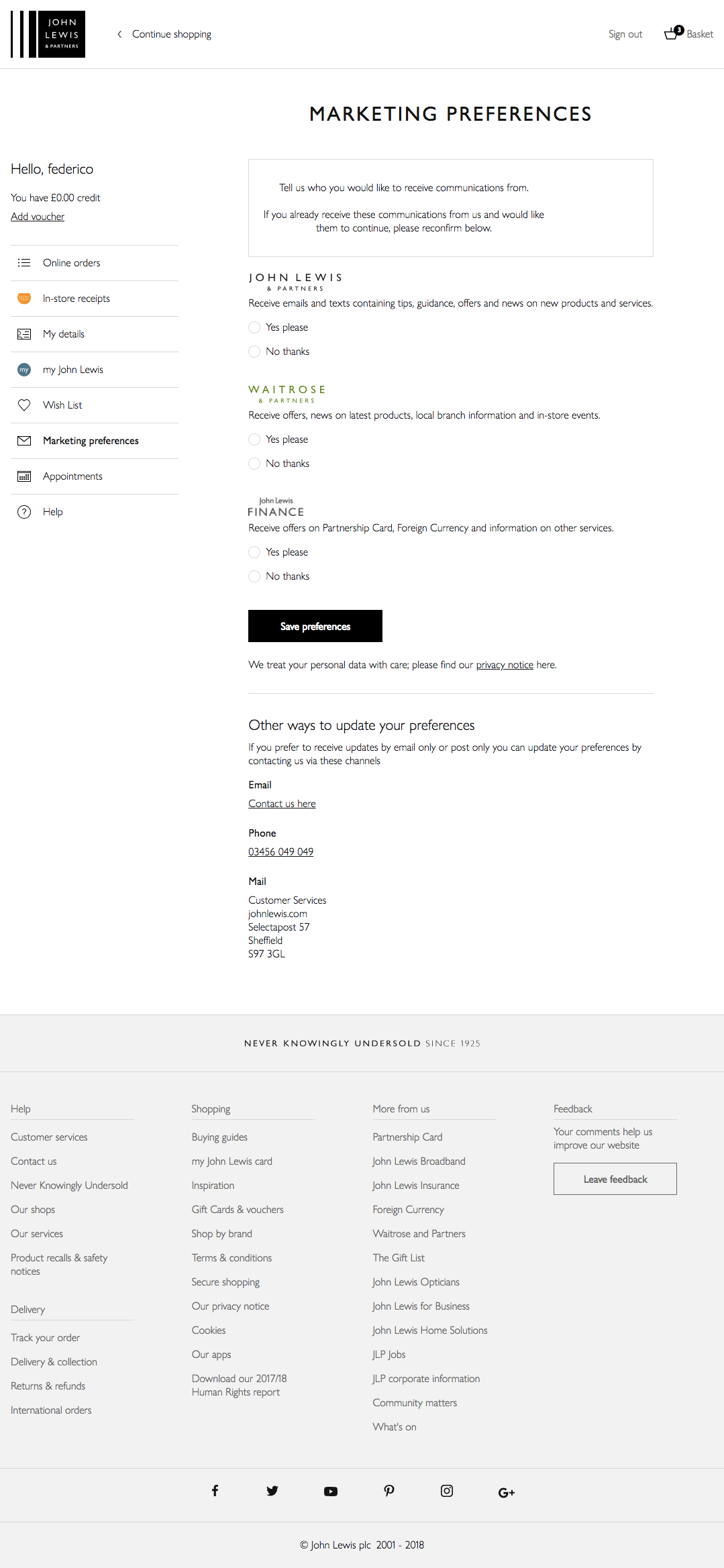 John Lewis’ Newsletter Management – 249 of 287 Newsletter Management ...