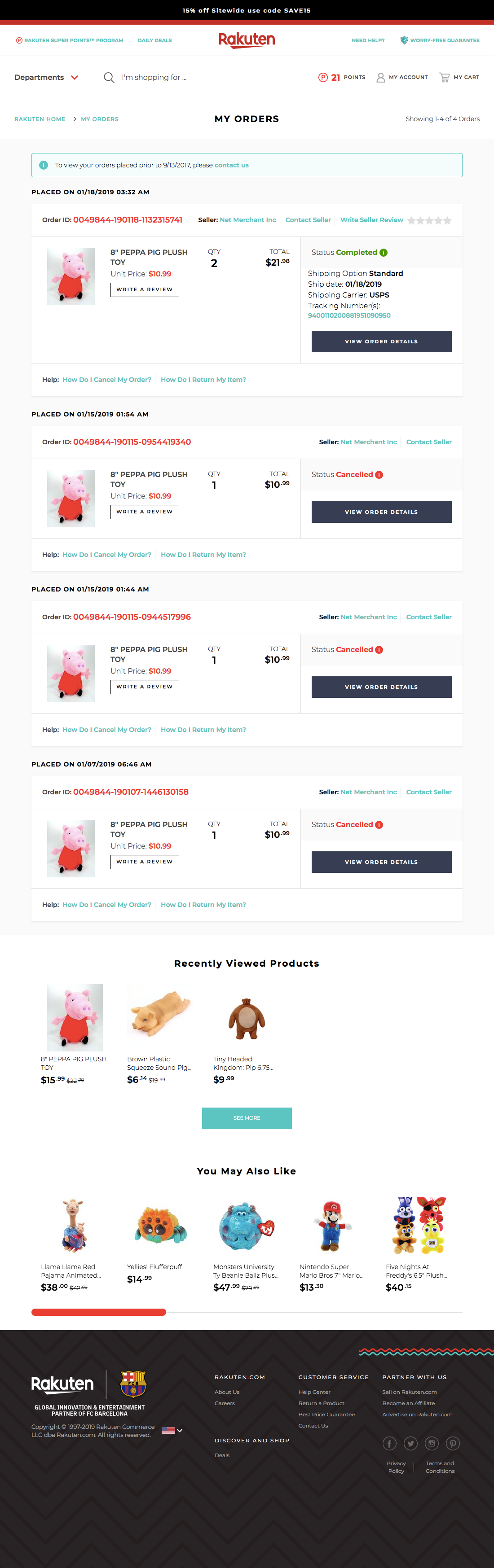 75 ‘Orders Overview’ Design Examples – Baymard Institute