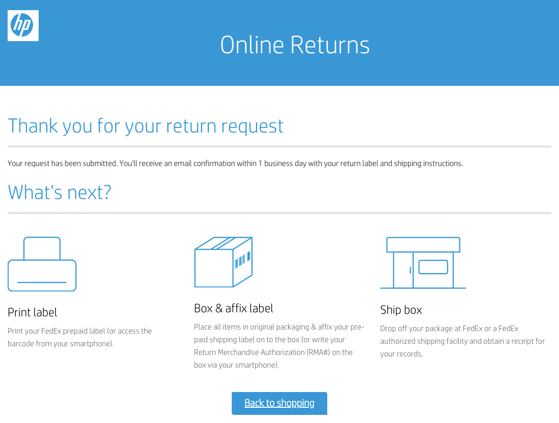 52 ‘Order Returns’ Design Examples – Baymard Institute