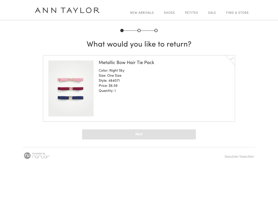 52 ‘Order Returns’ Design Examples – Baymard Institute