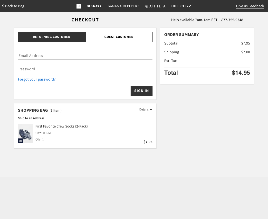 GAP’s Account Selection – 418 of 682 Account Selection Examples ...