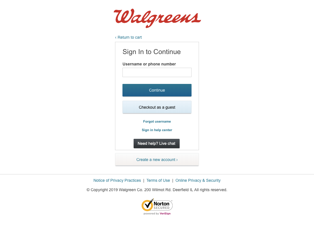 Walgreens’ Account Selection – 627 of 841 Account Selection Examples ...