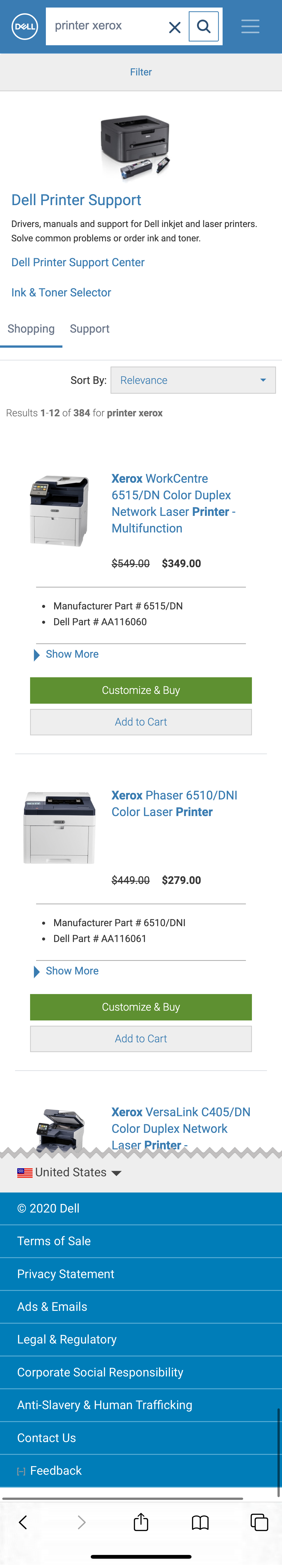 Dell’s Mobile Search Results Page – 632 of 1022 Search Results Page ...