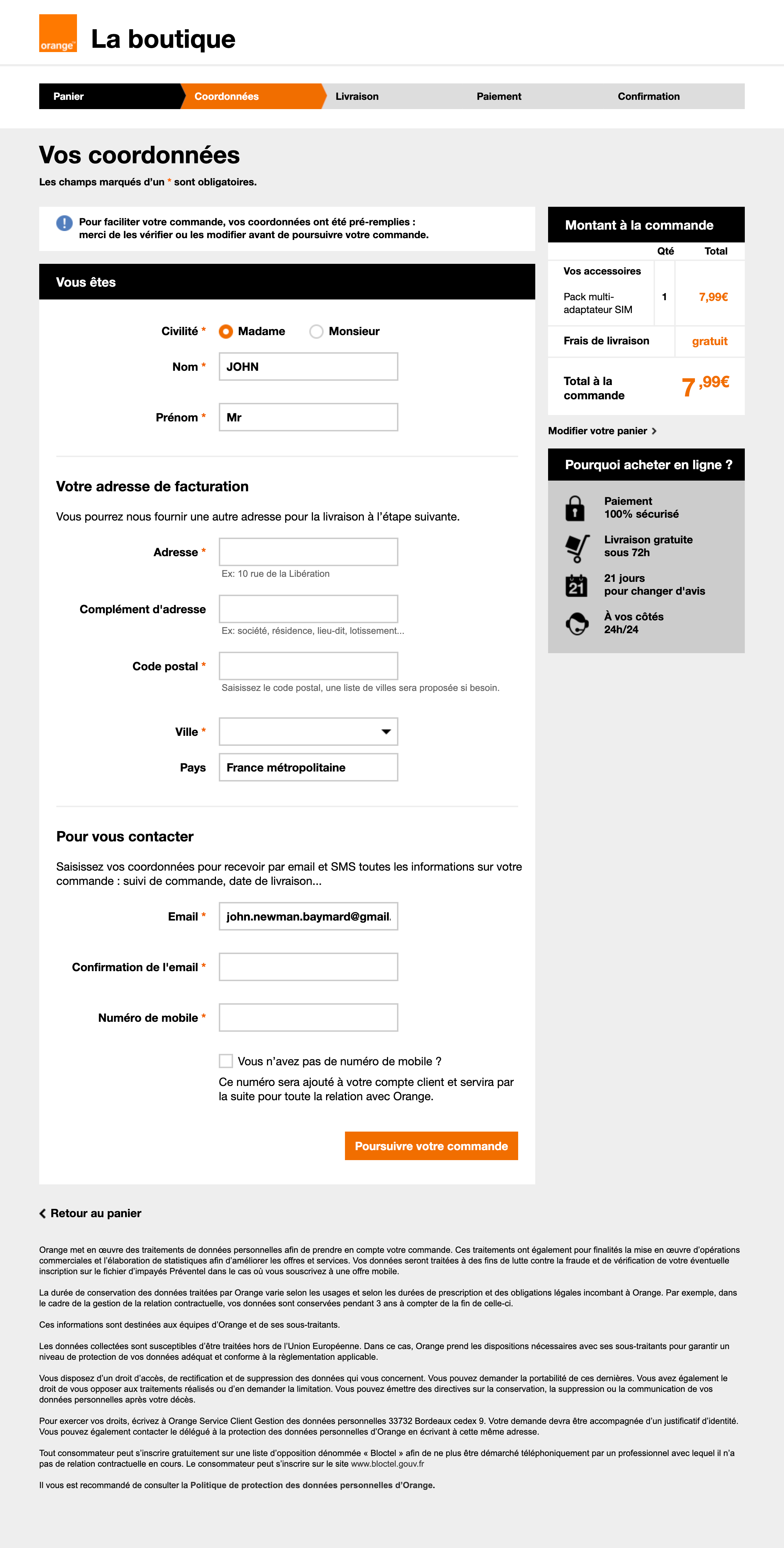 Orange’s E-Commerce UX Case Study – Baymard Institute
