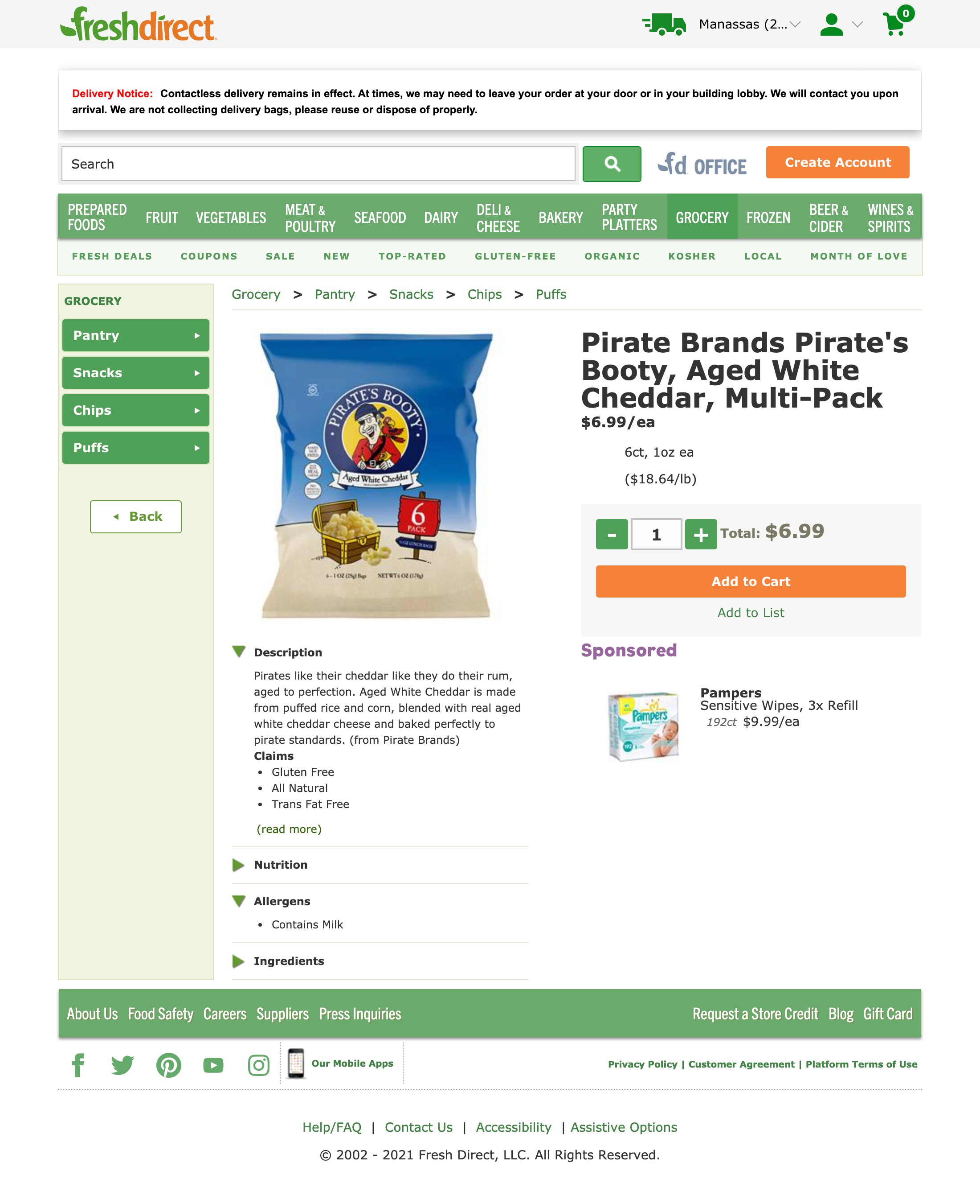 FreshDirect’s Product Page – 713 of 1237 Product Page Examples ...