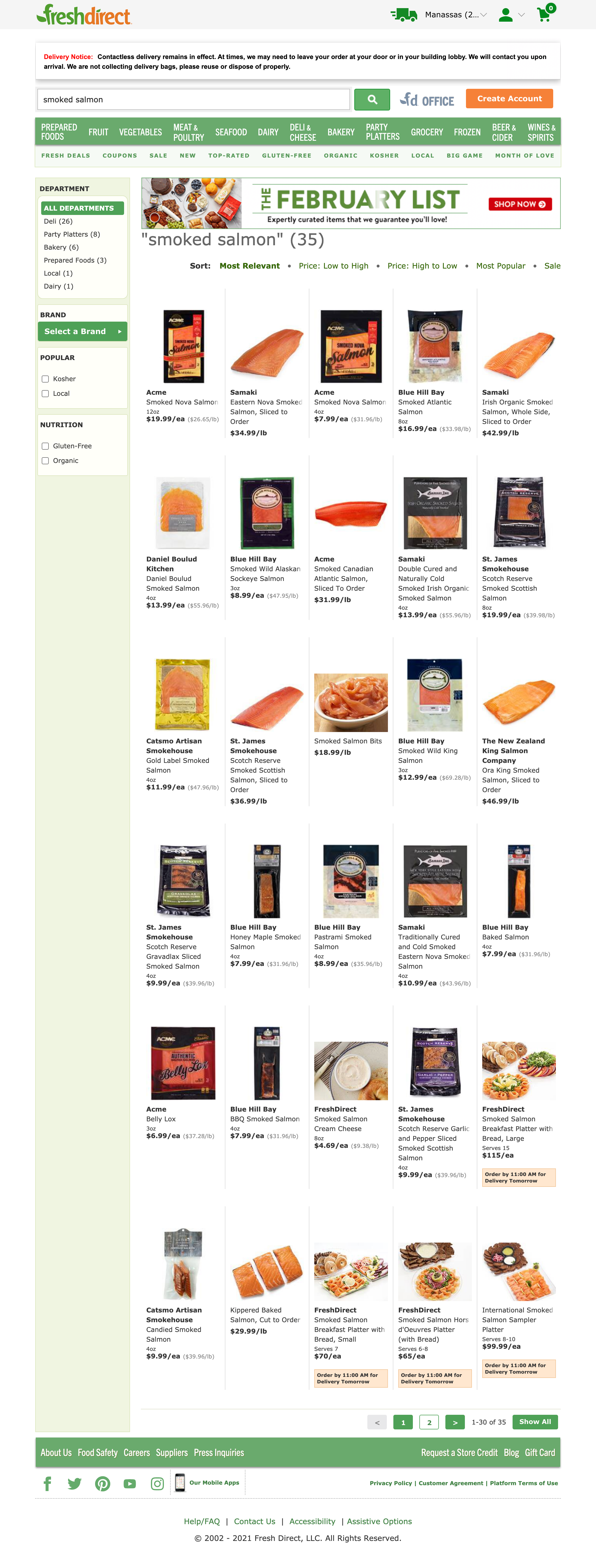 FreshDirect UX Case Study – Baymard Institute