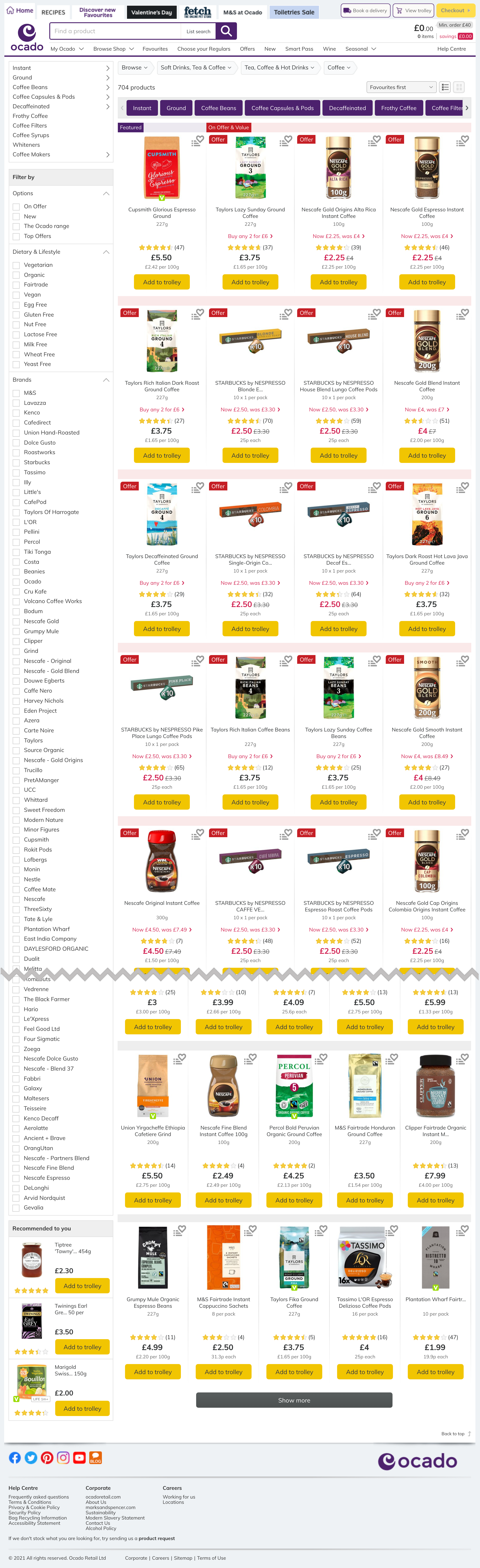 Ocado UX Case Study – Baymard Institute