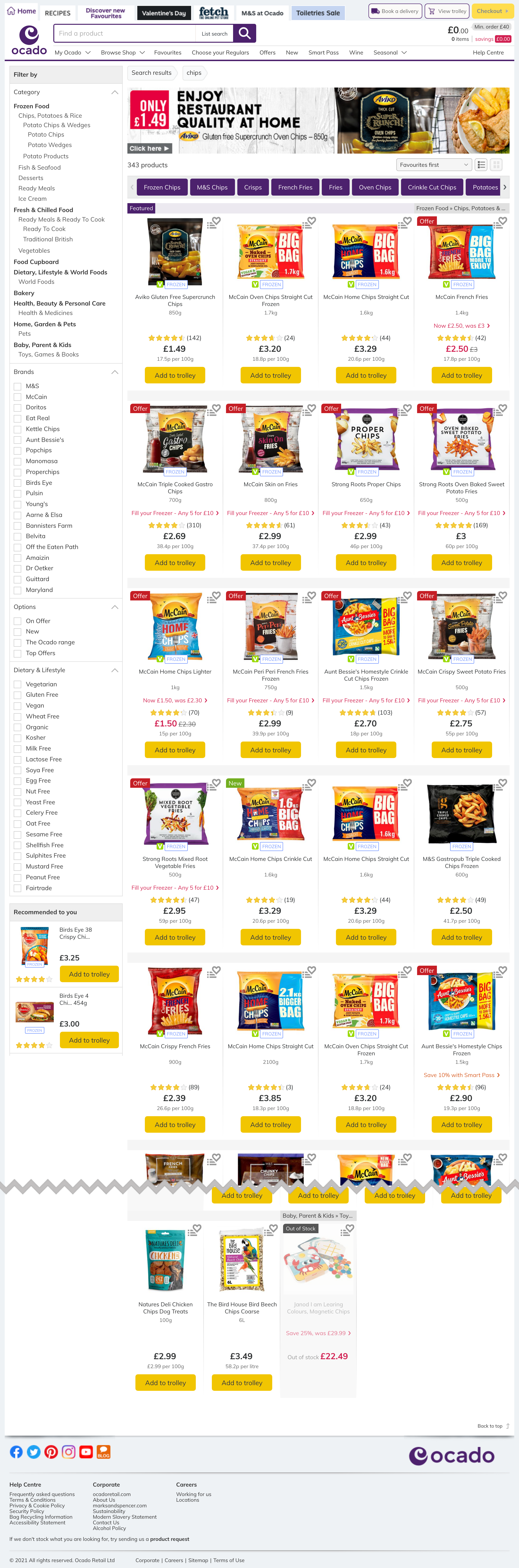 Ocado UX Case Study – Baymard Institute
