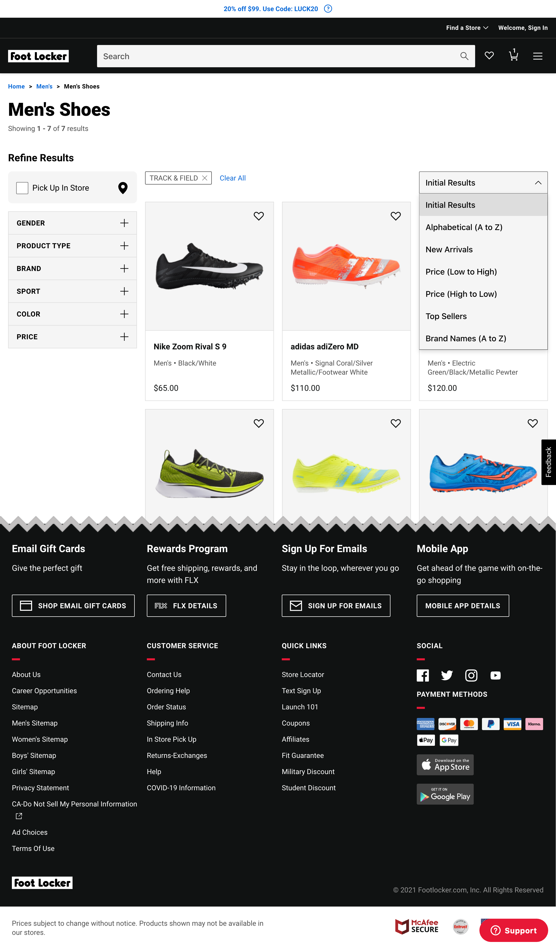 240 ‘Sorting Tool’ Design Examples – Baymard Institute