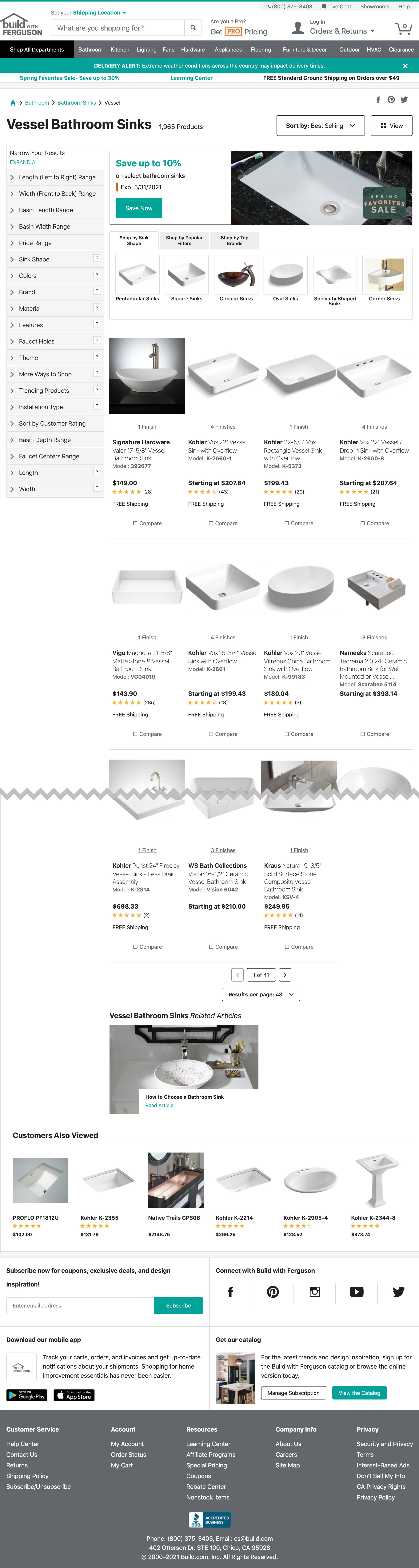 Build.com’s E-Commerce UX Case Study – Baymard Institute
