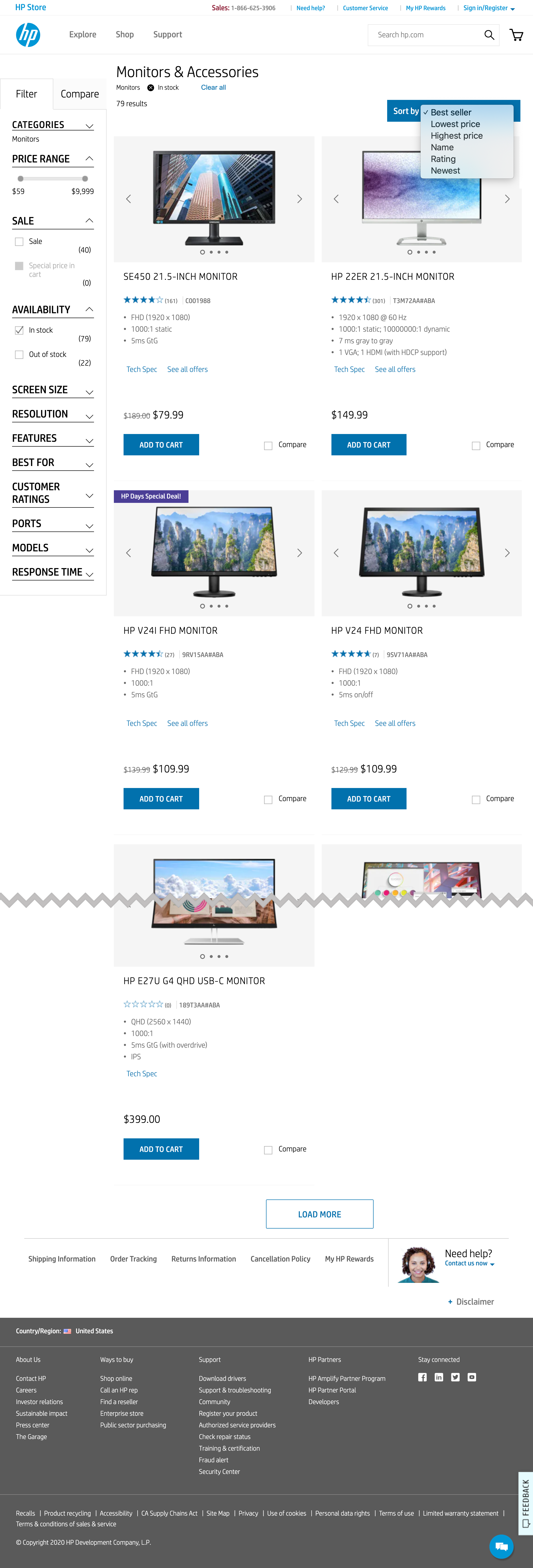 258 ‘Sorting Tool’ Design Examples – Baymard Institute