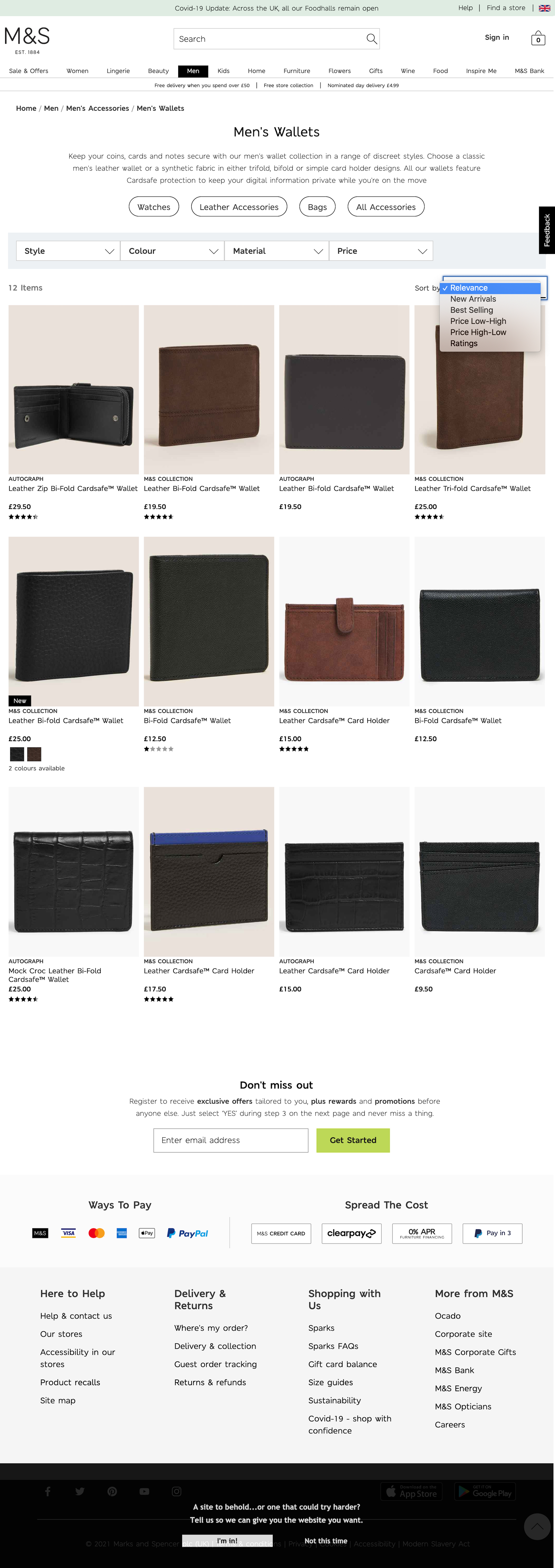 258 ‘Sorting Tool’ Design Examples – Baymard Institute