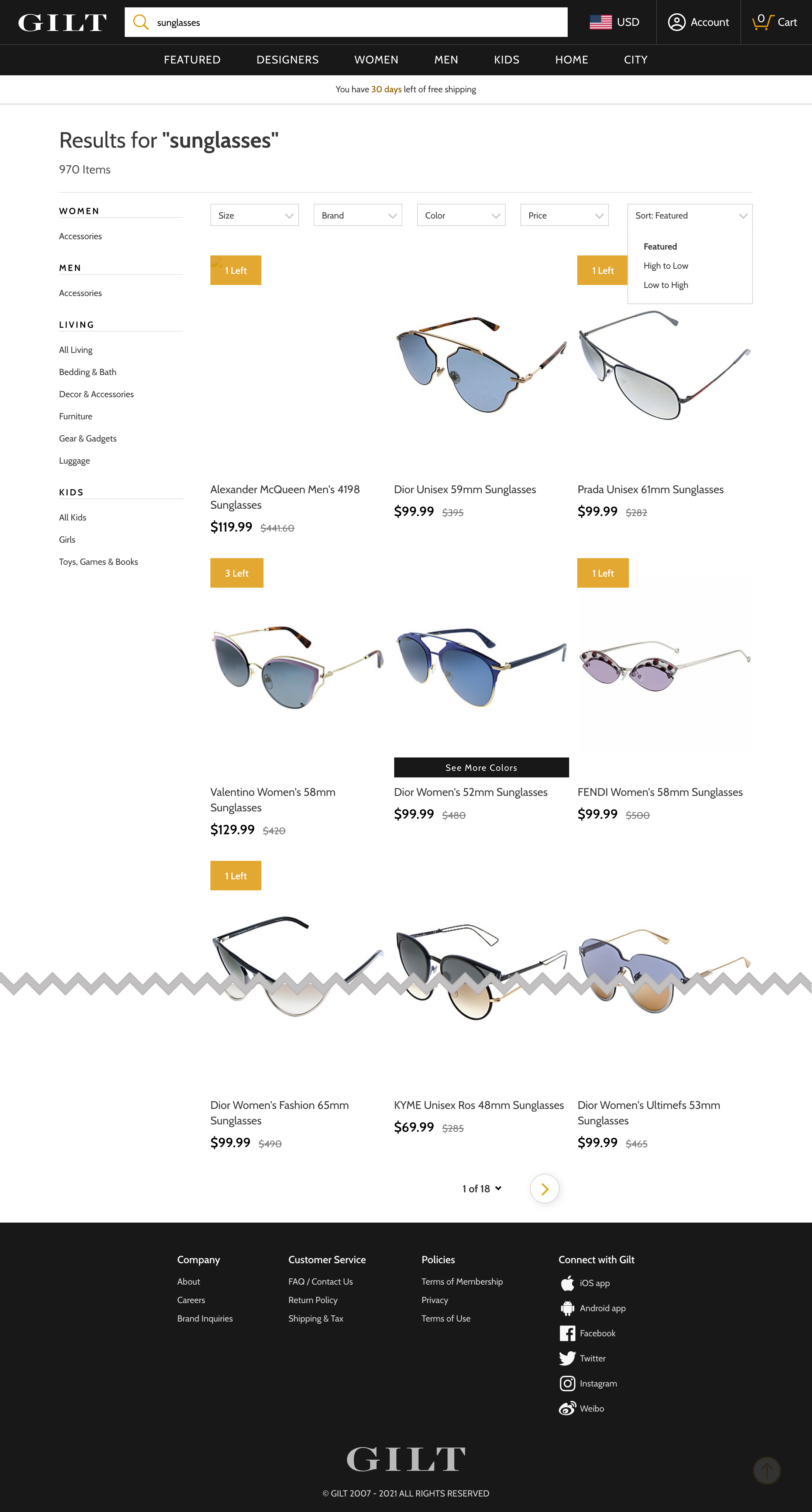 240 ‘Sorting Tool’ Design Examples – Baymard Institute