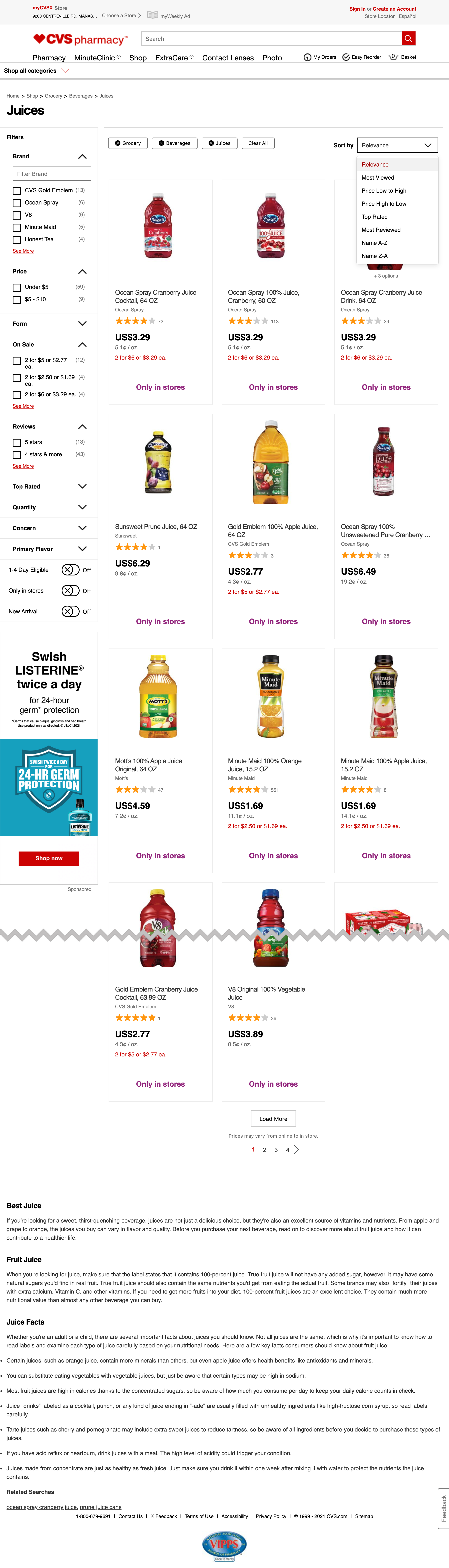 240 ‘Sorting Tool’ Design Examples – Baymard Institute