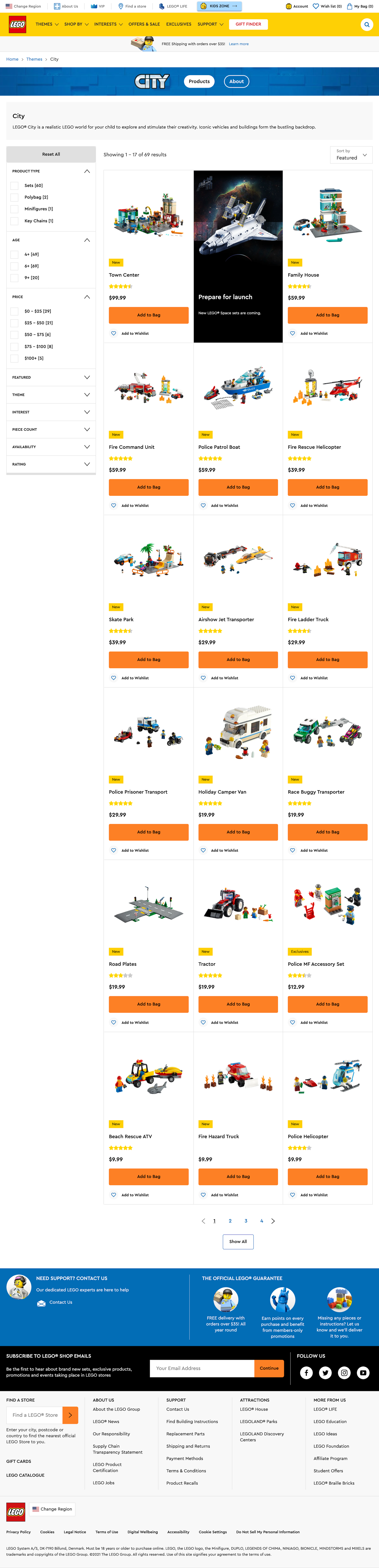 LEGO’s E-Commerce UX Case Study – Baymard Institute
