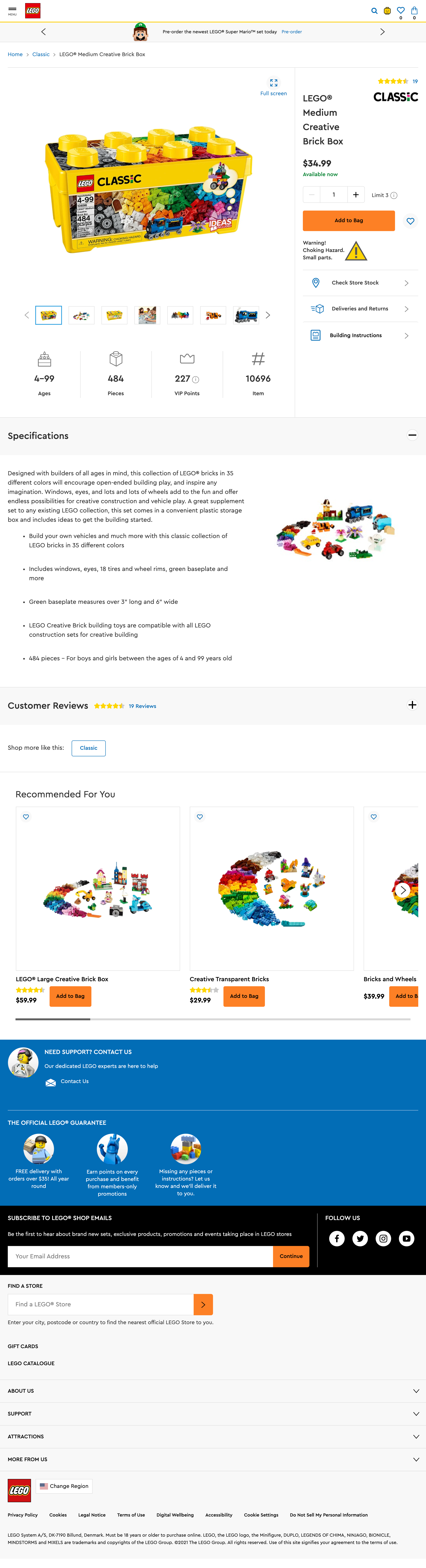 LEGO’s E-Commerce UX Case Study – Baymard Institute