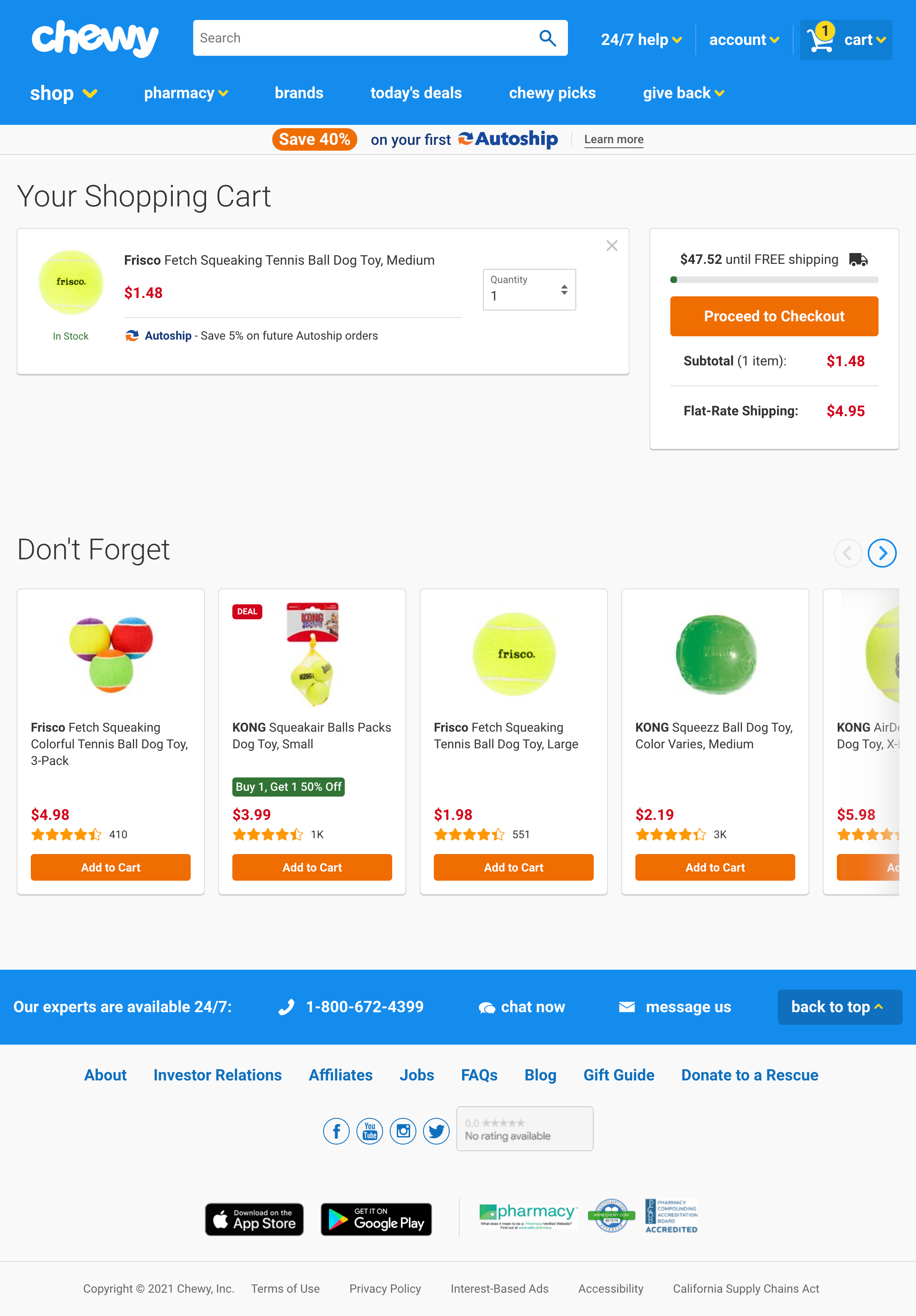 Chewy’s E-Commerce UX Case Study – Baymard Institute