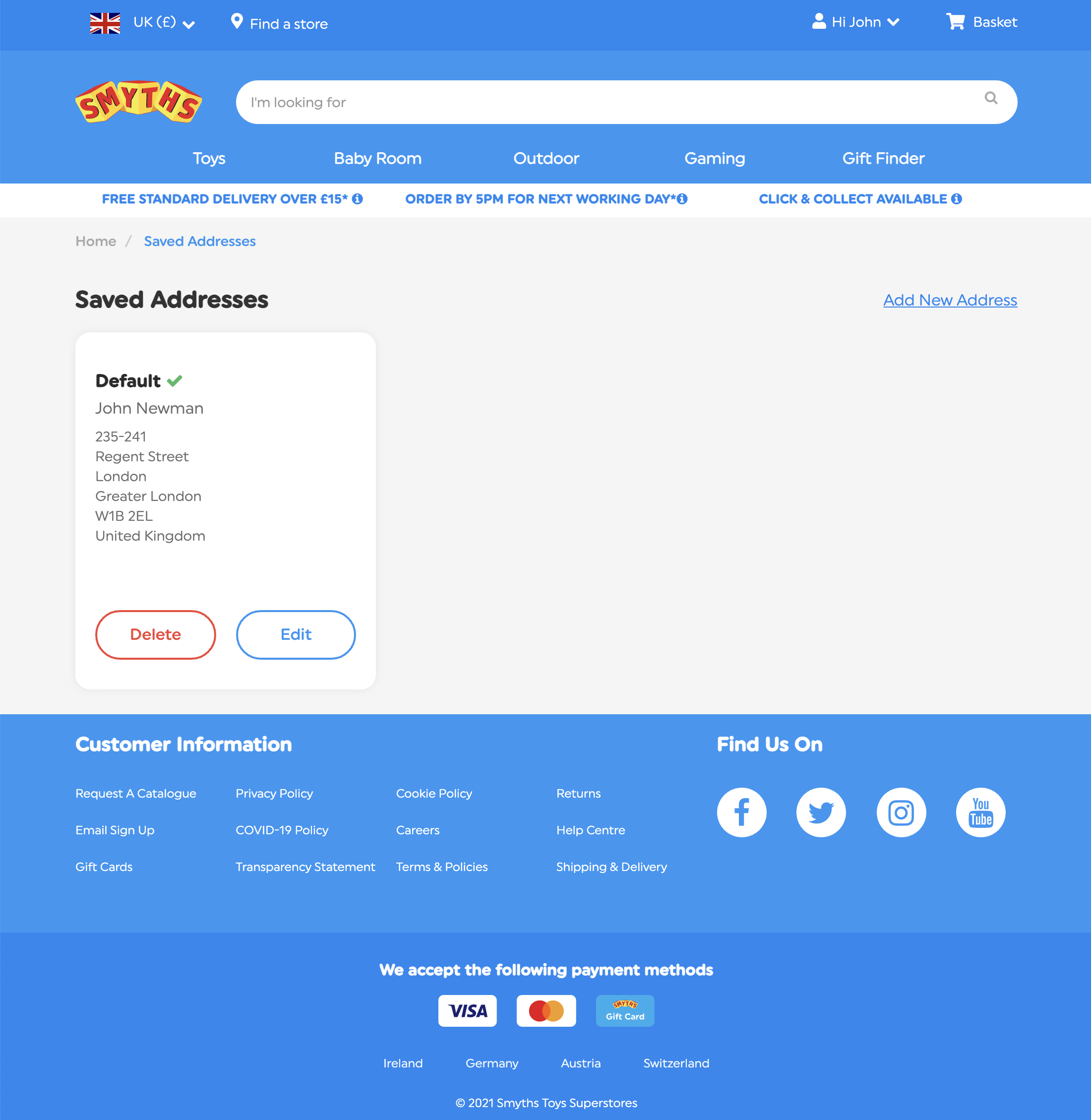 137 ‘Address Book’ Design Examples – Baymard Institute
