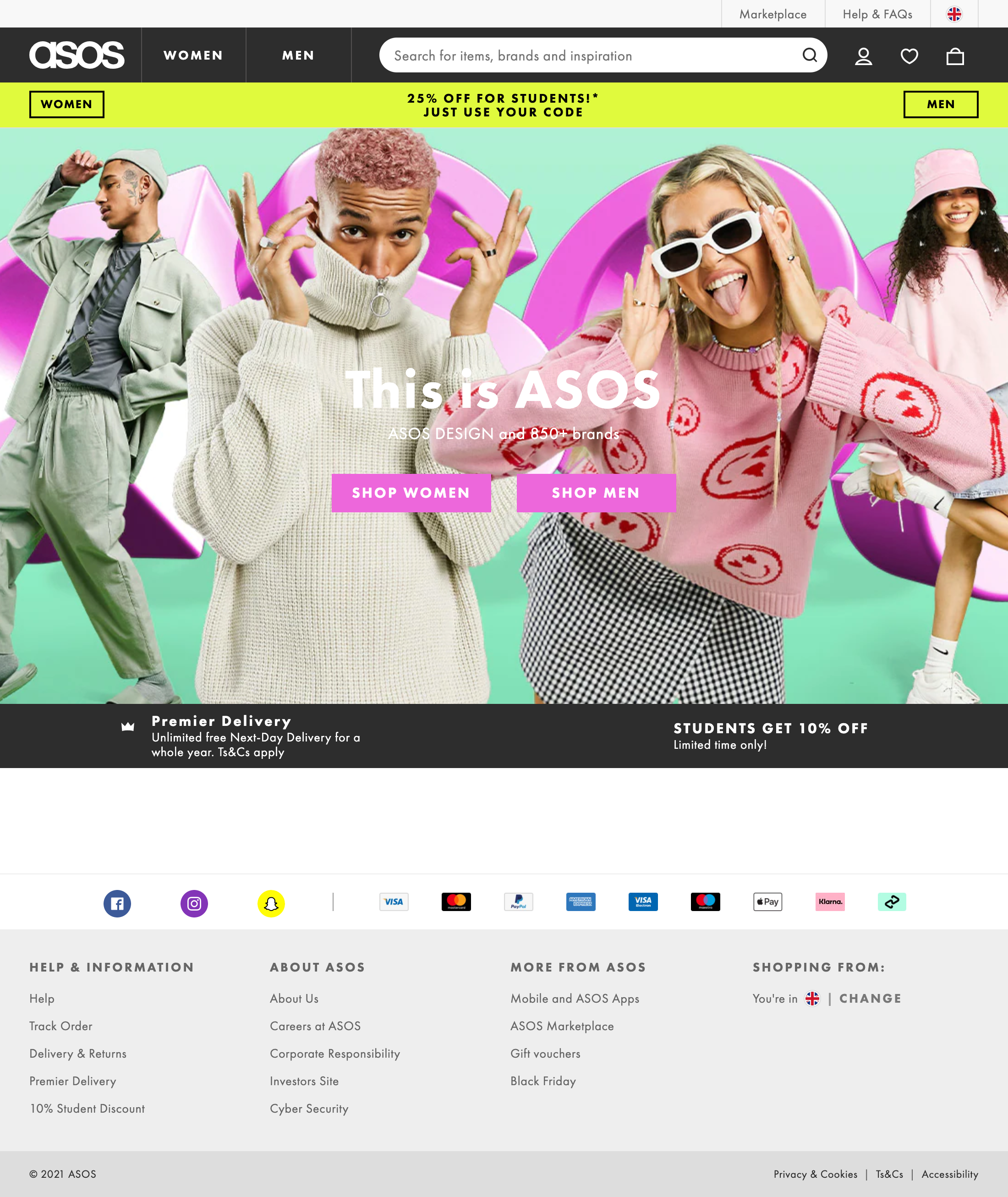ASOS’ E-Commerce UX Case Study – Baymard Institute