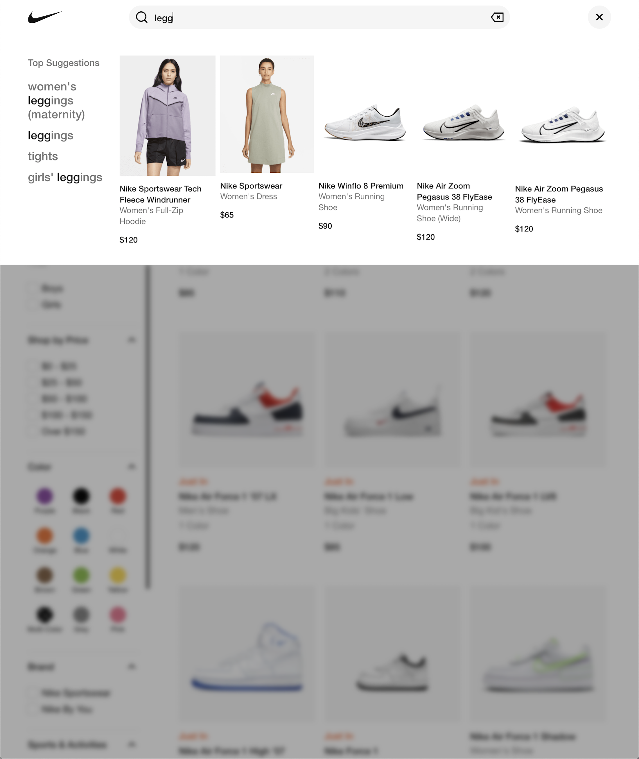 Nike’s E-Commerce UX Case Study – Baymard Institute